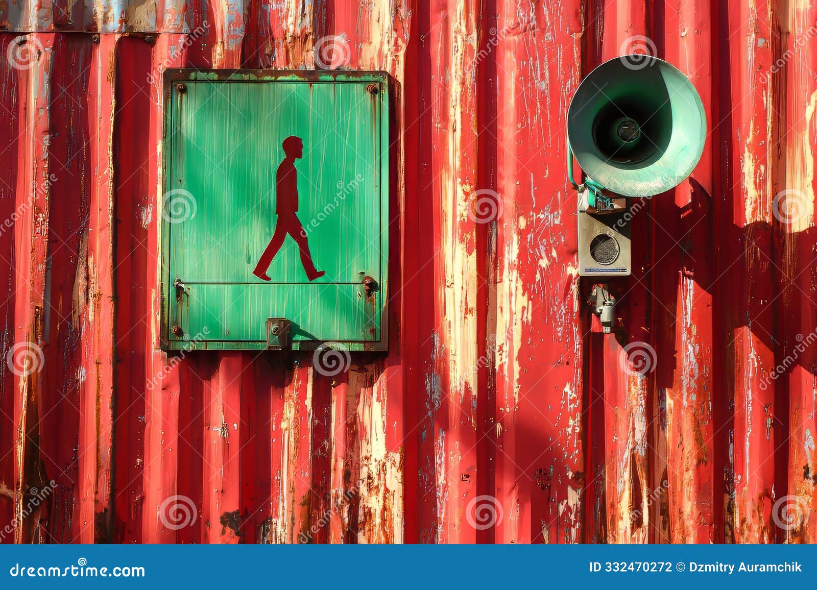 The Airport is Equipped with a Public Address System Megaphone and an ...