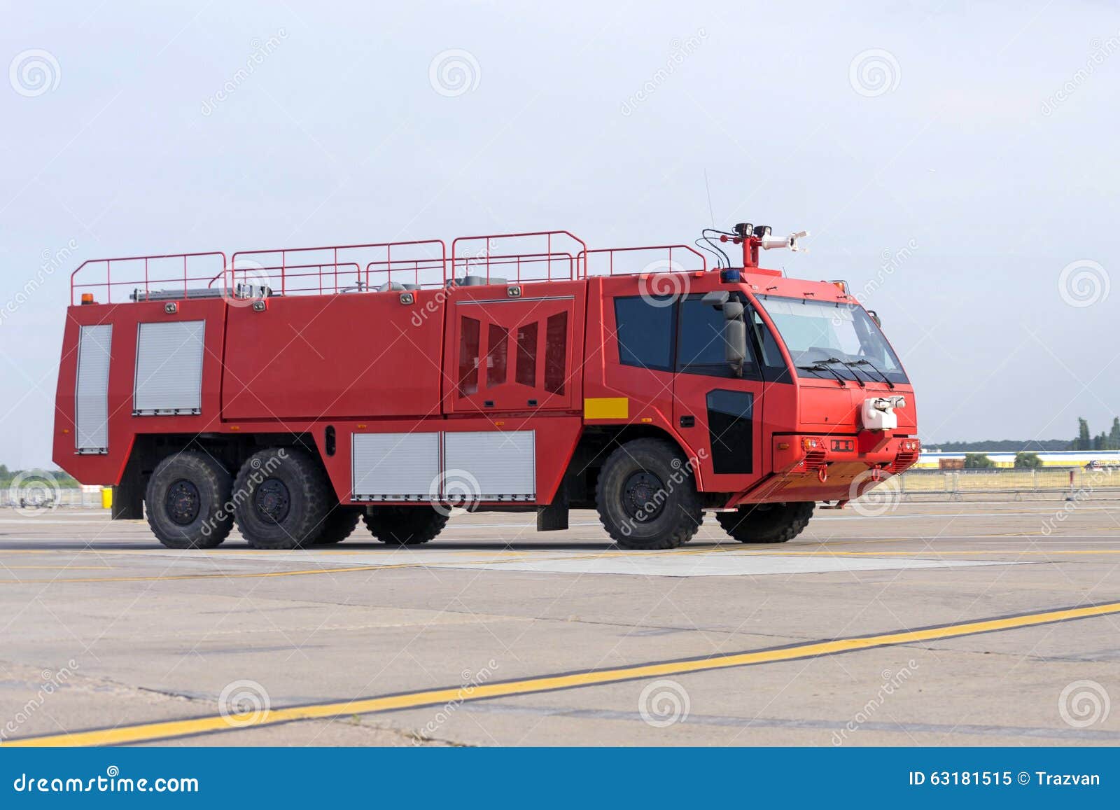 Airport fire engine stock image. Image of information - 63181515