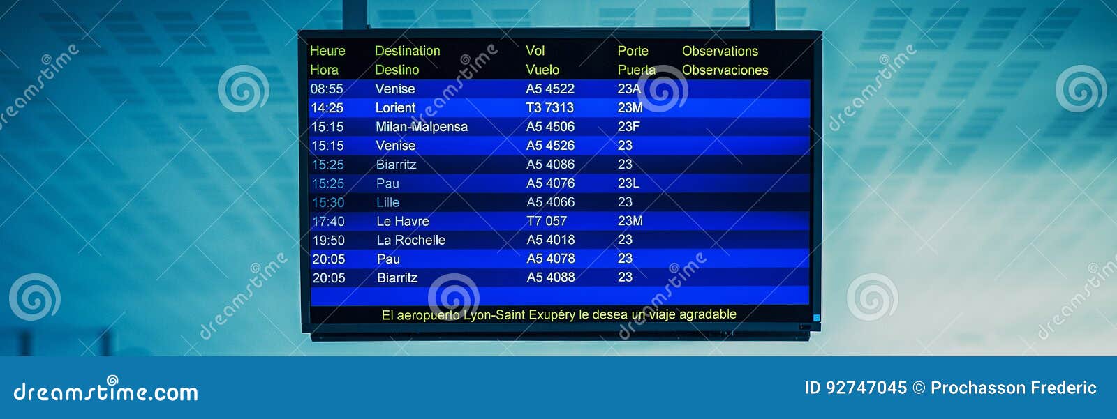 Airport flight schedule stock image. Image of arrivals - 92747045