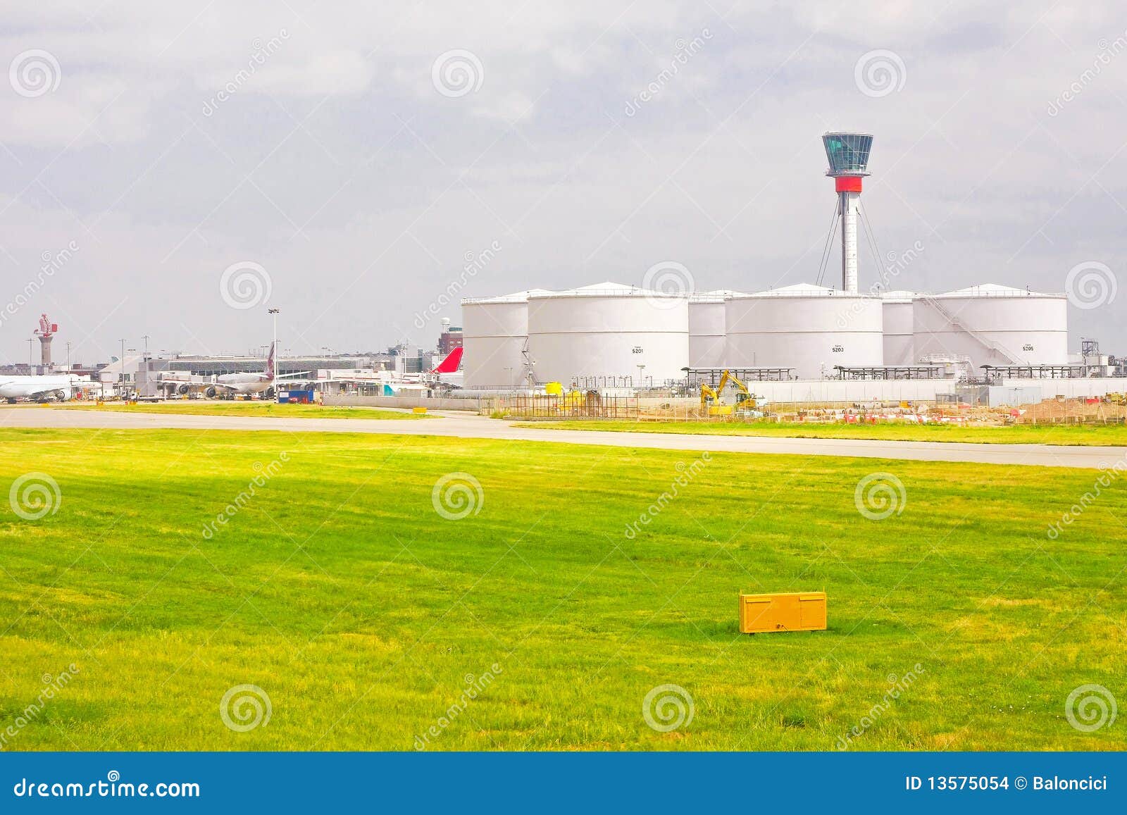 Airport fuel tank stock photo. Image of white, tank, kerosene - 13575054