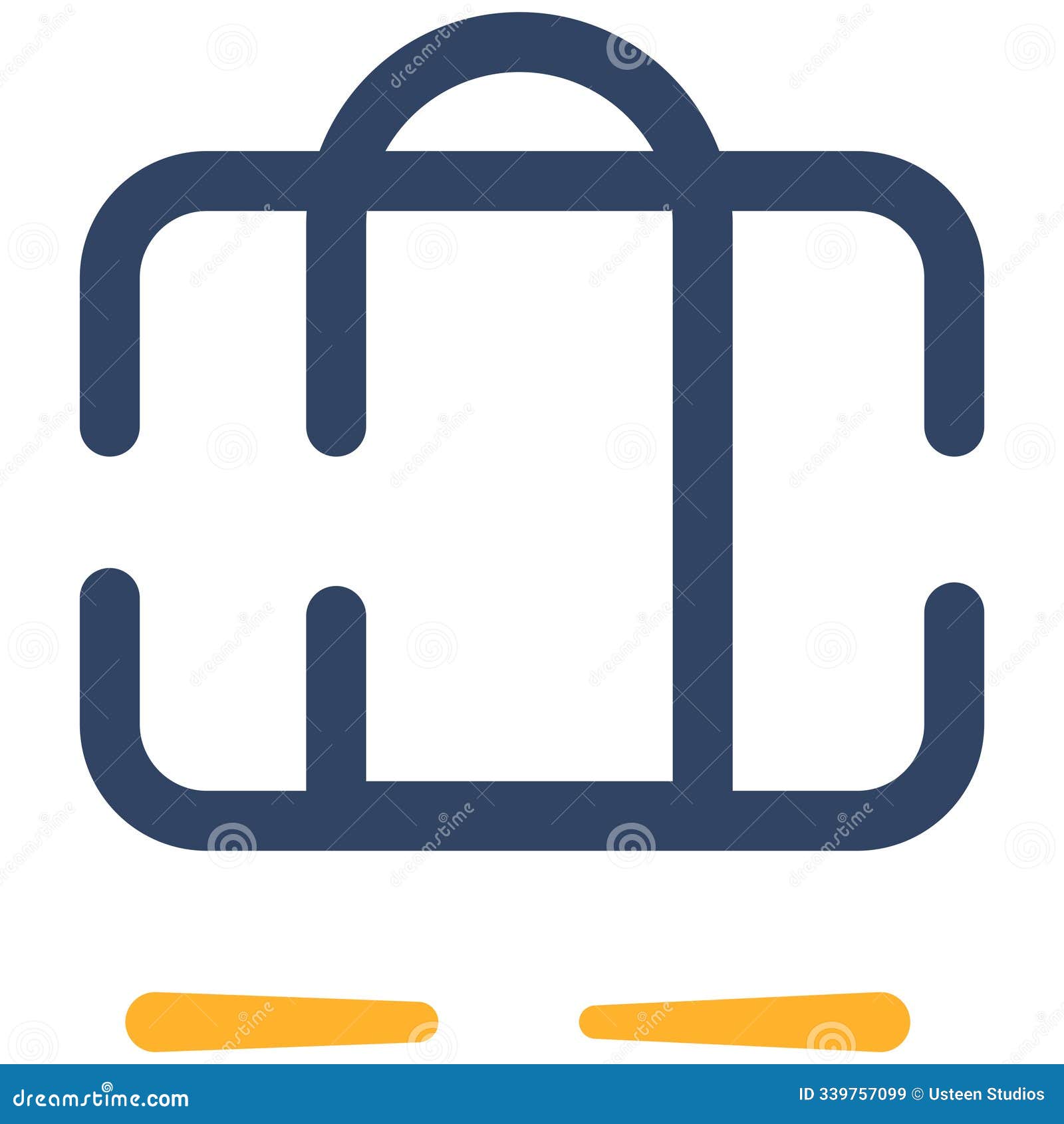 Airport Apps Icon Line Vector Illustration Stock Illustration ...