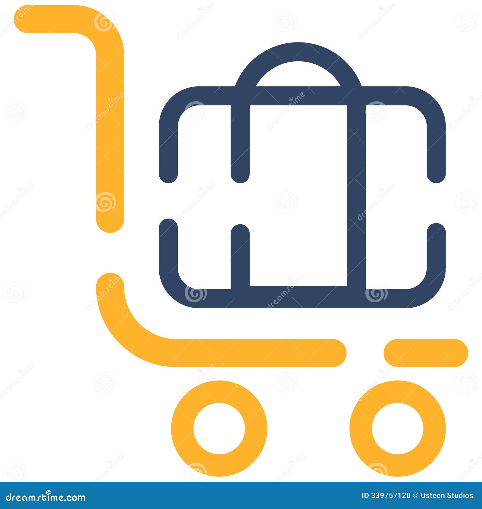 Airport Apps Icon Line Vector Illustration Stock Illustration ...