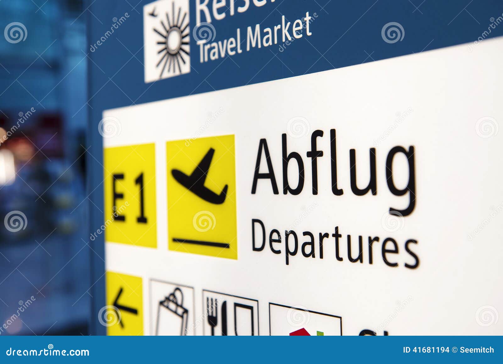 Airport information sign stock photo. Image of transportation - 41681194