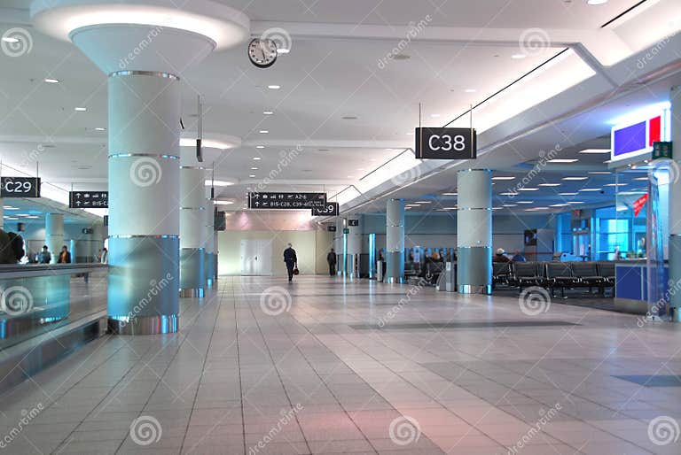 Airport interior stock image. Image of gray, sidewalk - 2066657