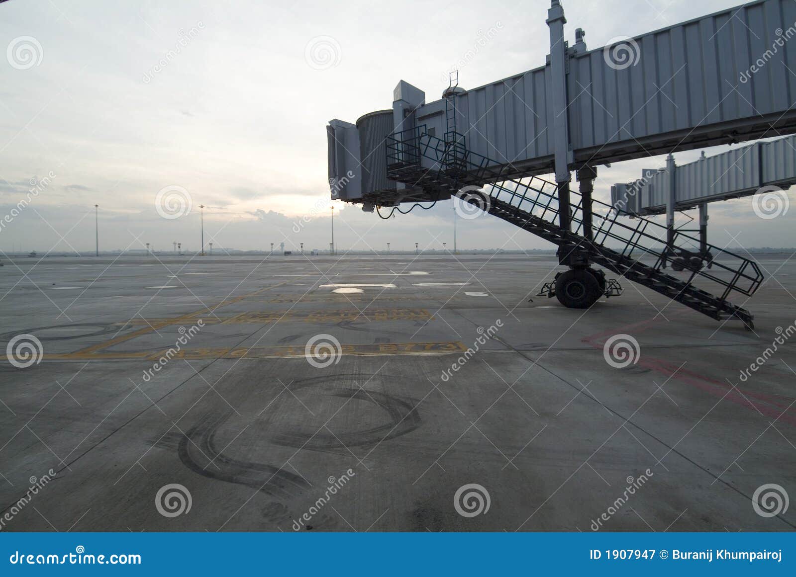 Airport Jetway Bridges stock image. Image of board, trips - 1907947