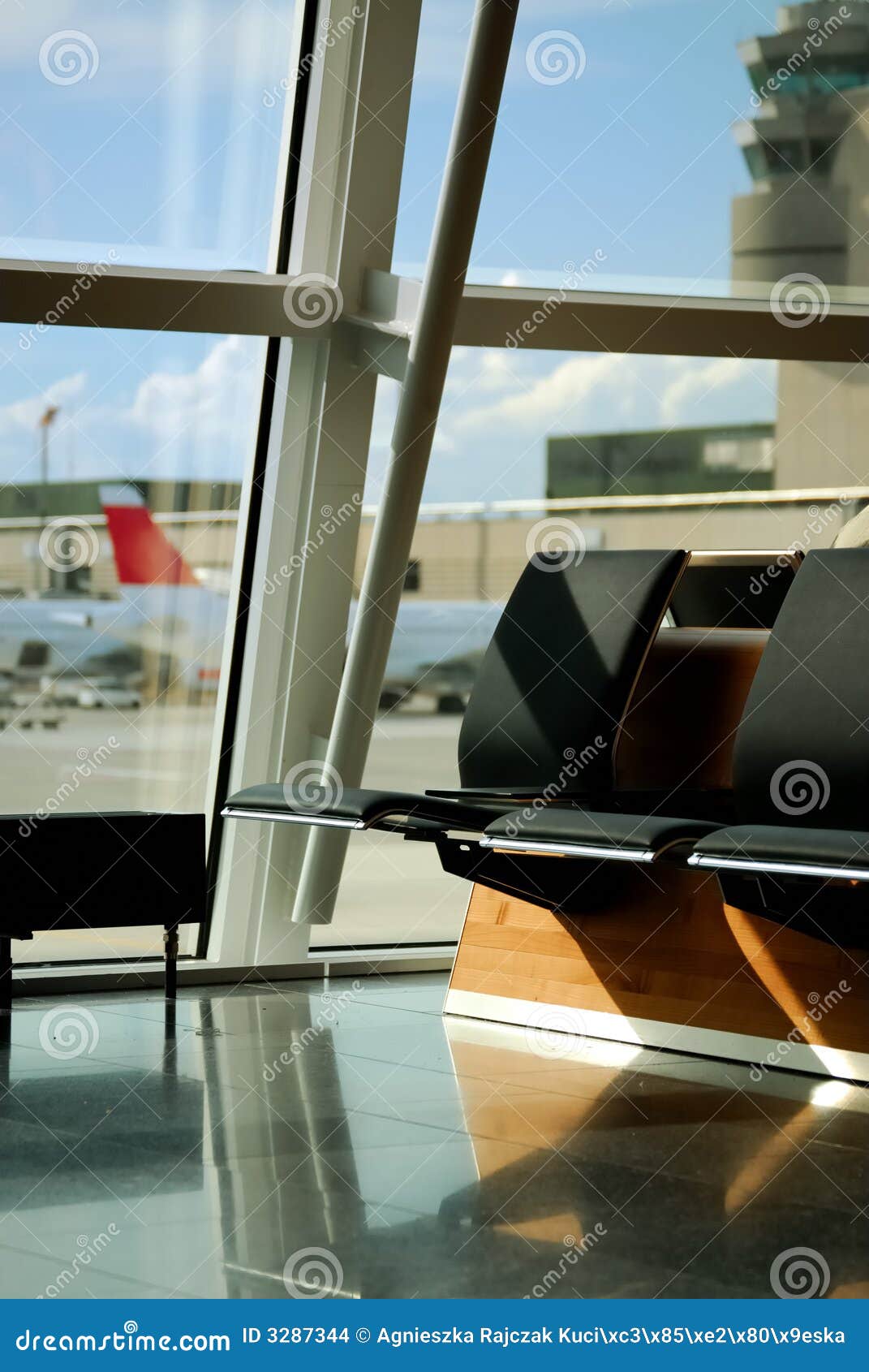 Airport lounge stock photo. Image of airport, airplane - 3287344