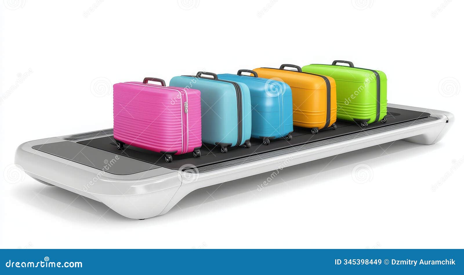 Airport Luggage Scanners are Scanning Luggage Stock Image - Image of ...