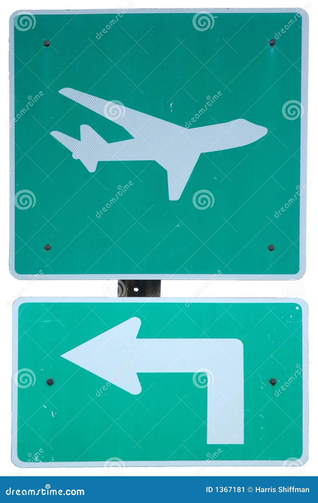 Airport Next Left stock image. Image of isolated, arrow - 1367181