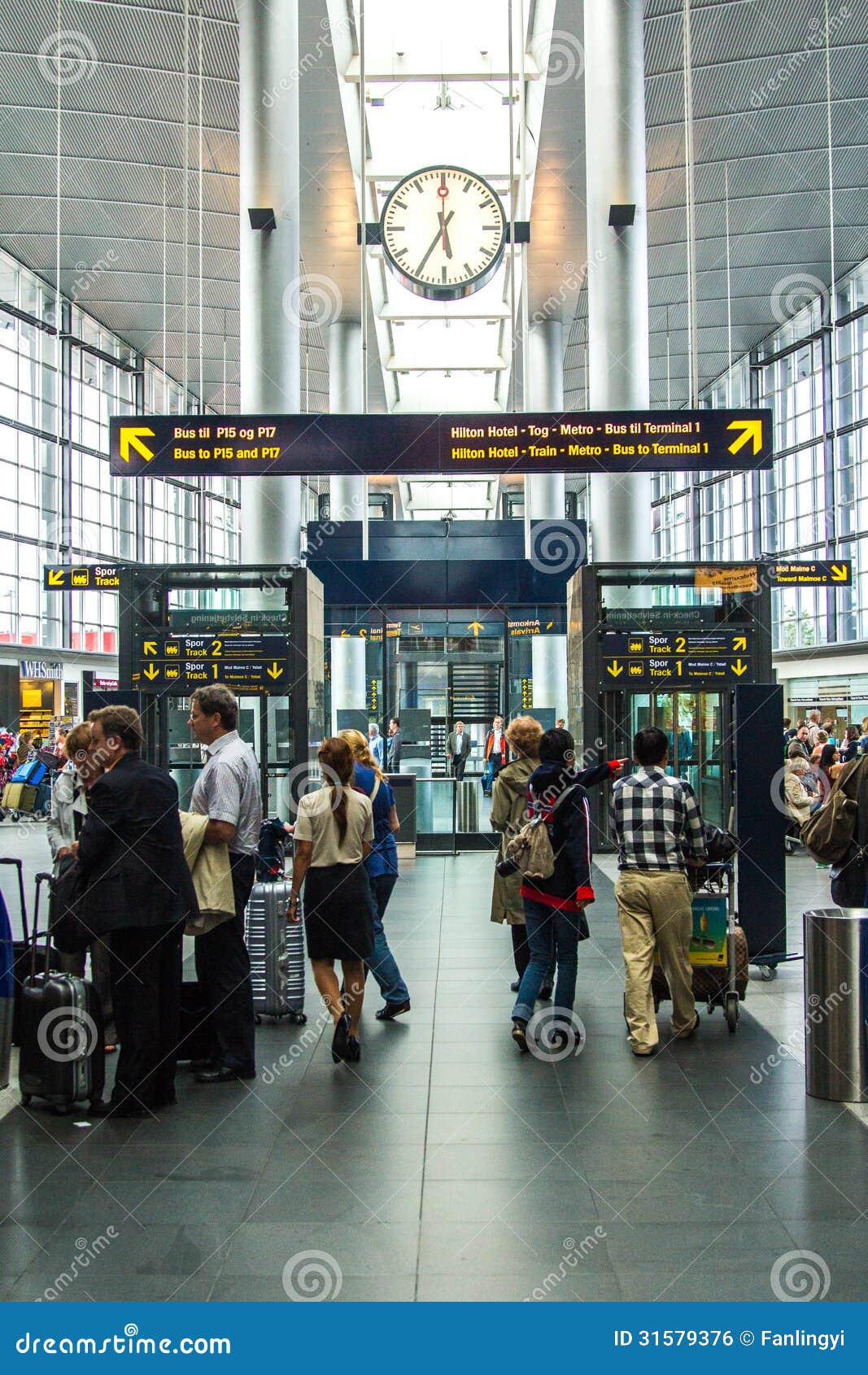 Airport editorial photo. Image of clock, road, security - 31579376