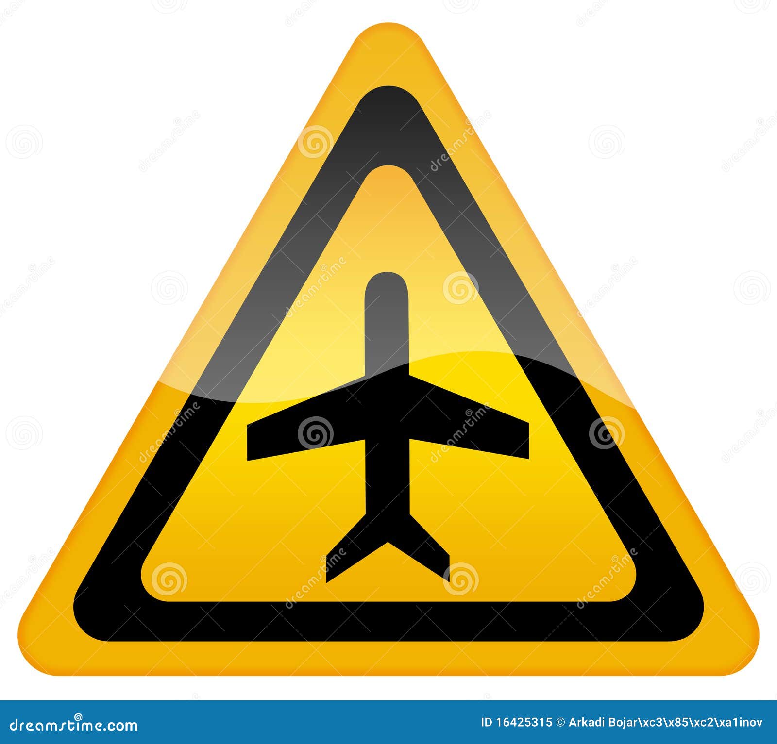 Airport Plane Sign Royalty-Free Stock Photo | CartoonDealer.com #16425315