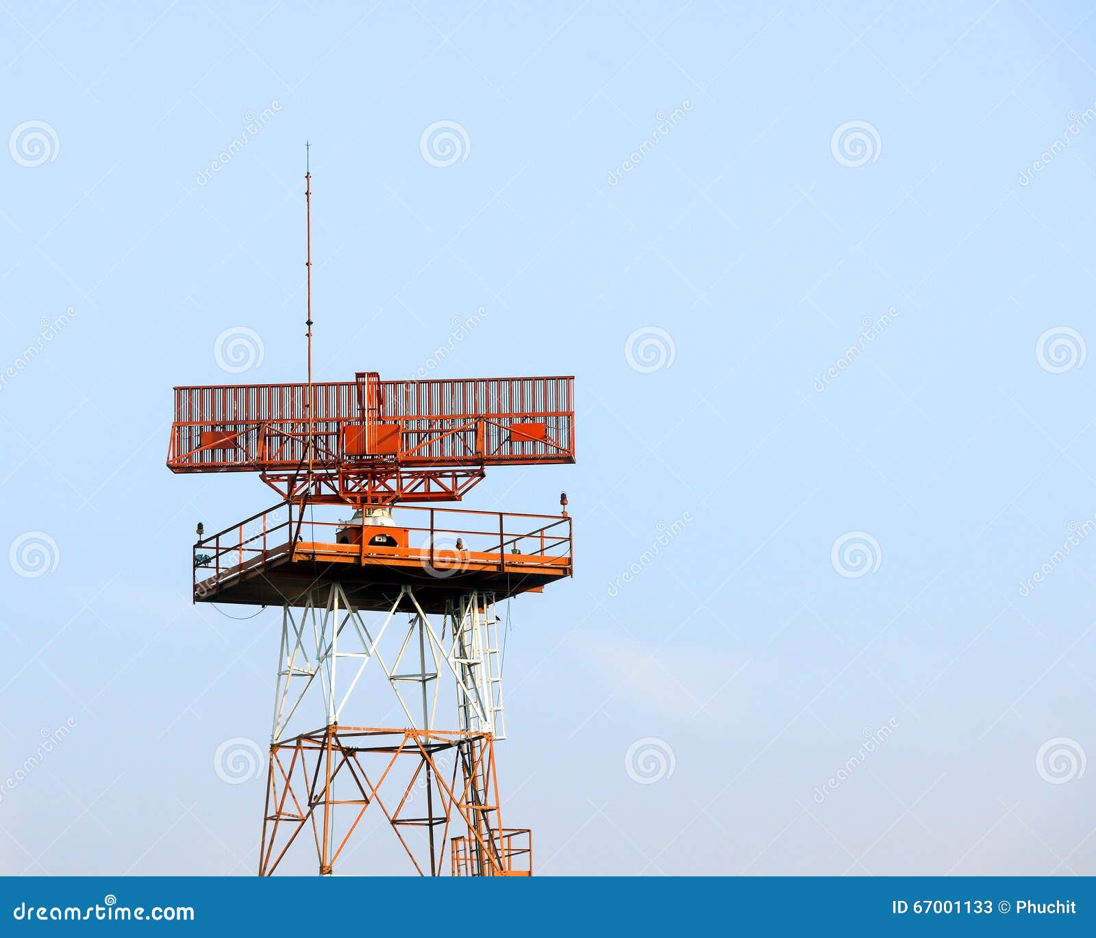 Airport radar building stock image. Image of radar, communication ...