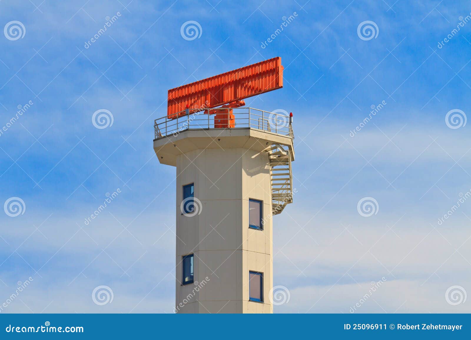 Airport Radar Tower stock image. Image of plane, architecture - 25096911
