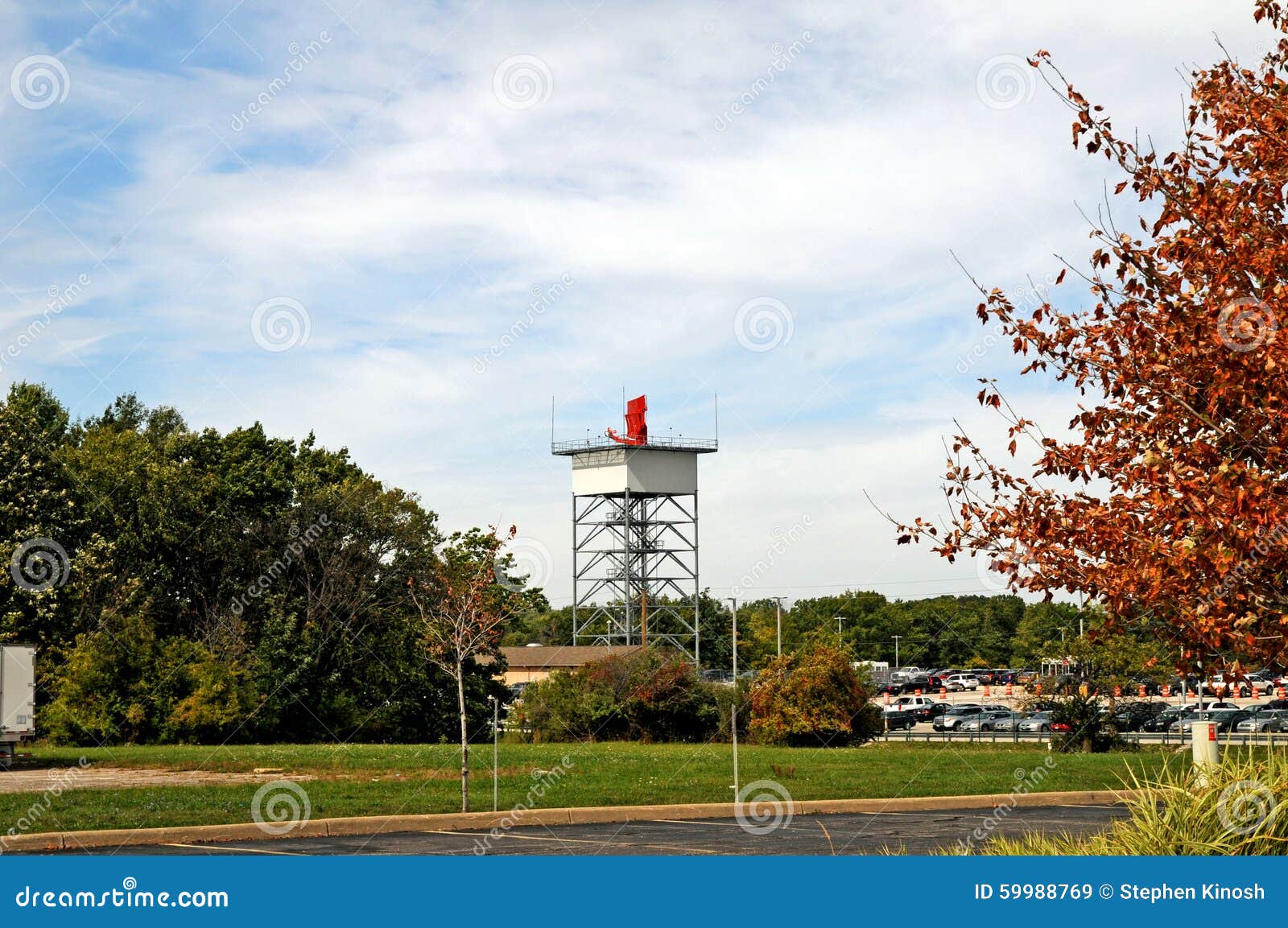Airport Radar Tower And Antenna Stock Image | CartoonDealer.com #59988769