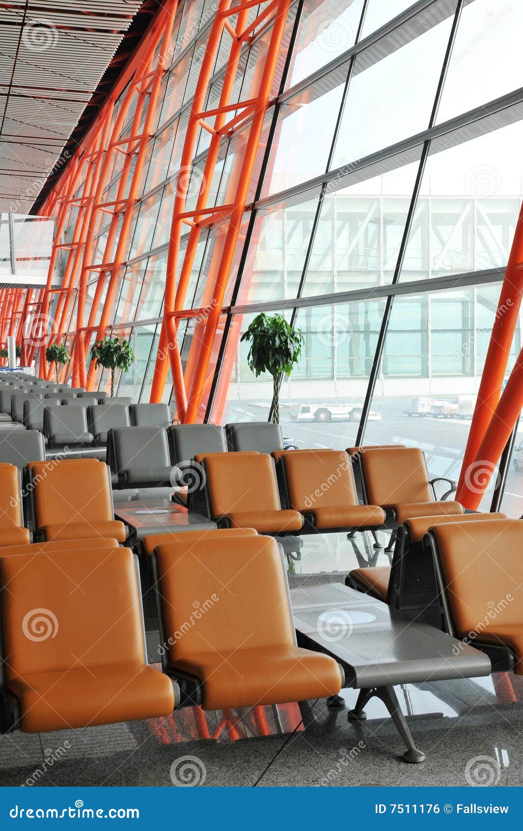 Airport rest area stock photo. Image of architecture, seats - 7511176