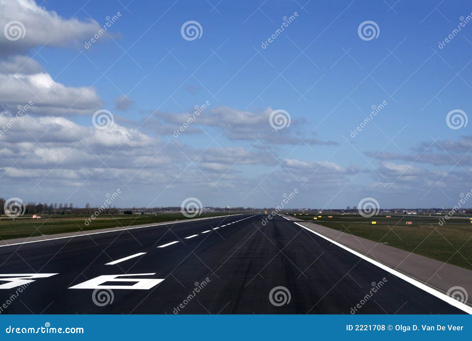 Airport runway stock photo. Image of asphalt, runway, lines - 2221708