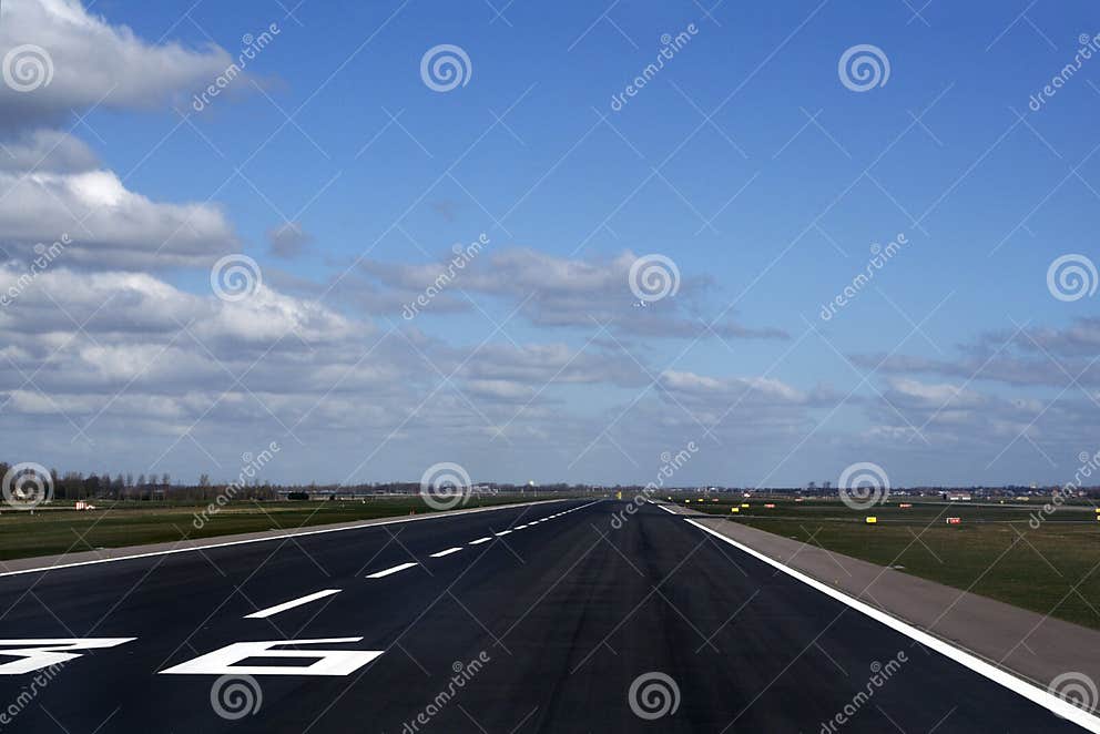 Airport runway stock photo. Image of asphalt, runway, lines - 2221708