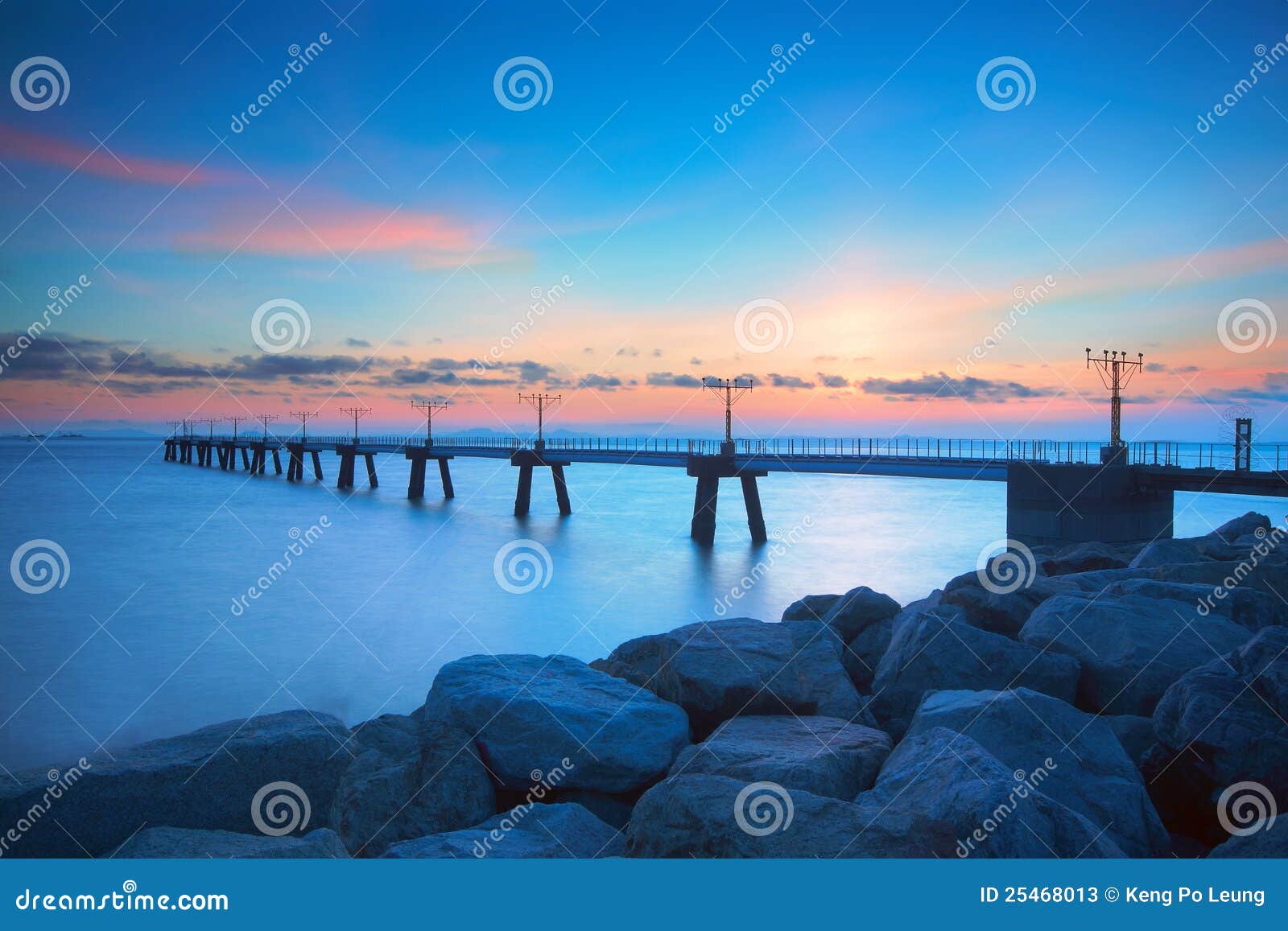 Airport Runway Landing Light Stock Image - Image of airplane, hongkong ...