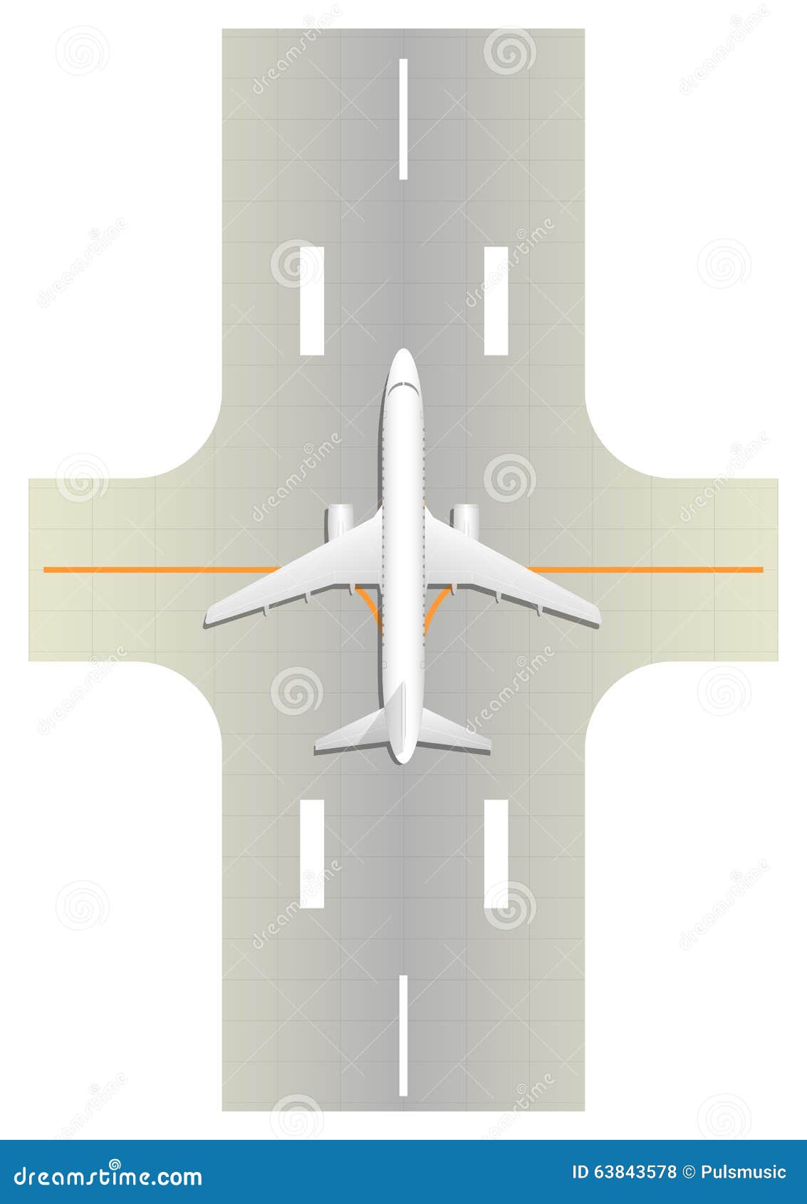 Threshold Airfield Lighting Stock Illustration | CartoonDealer.com ...