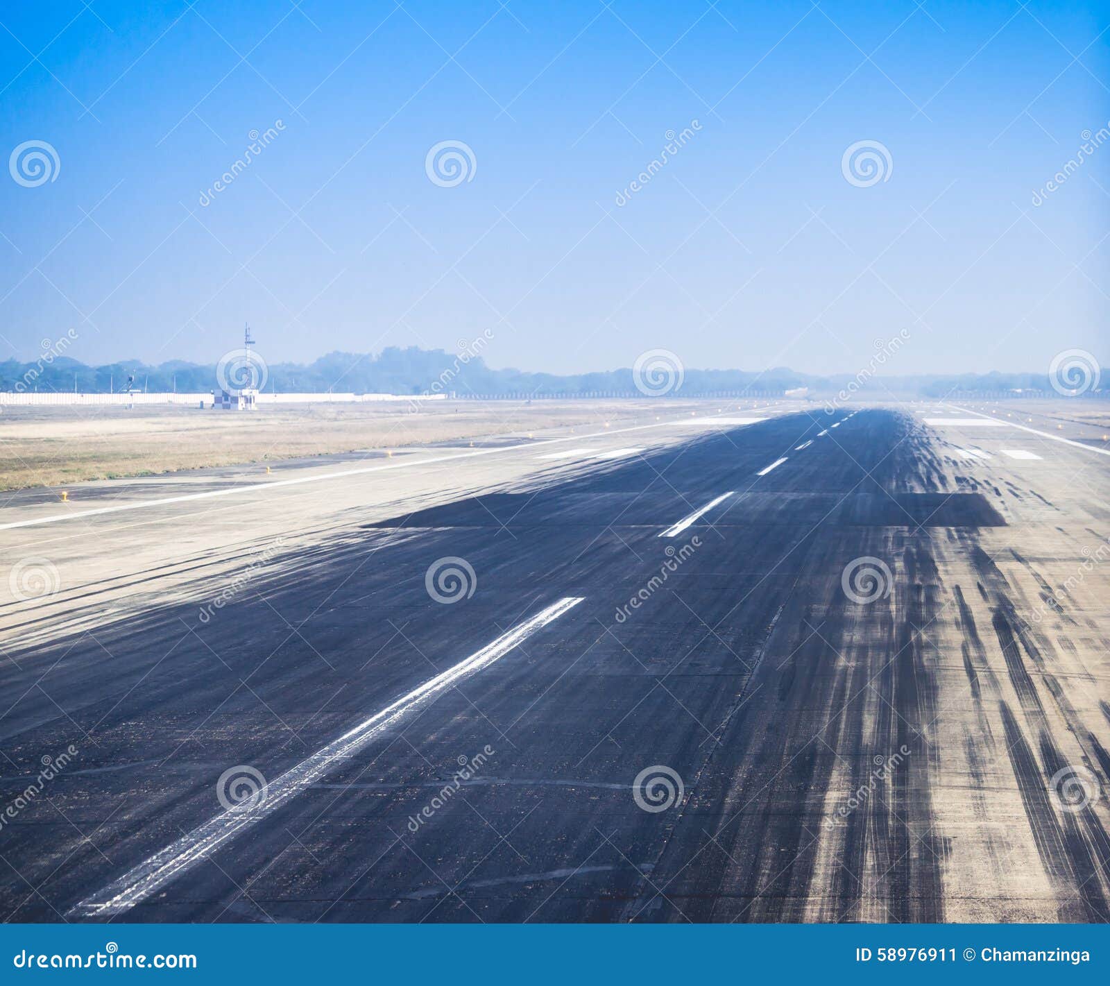Airport Runway stock image. Image of aeroplane, departure - 58976911