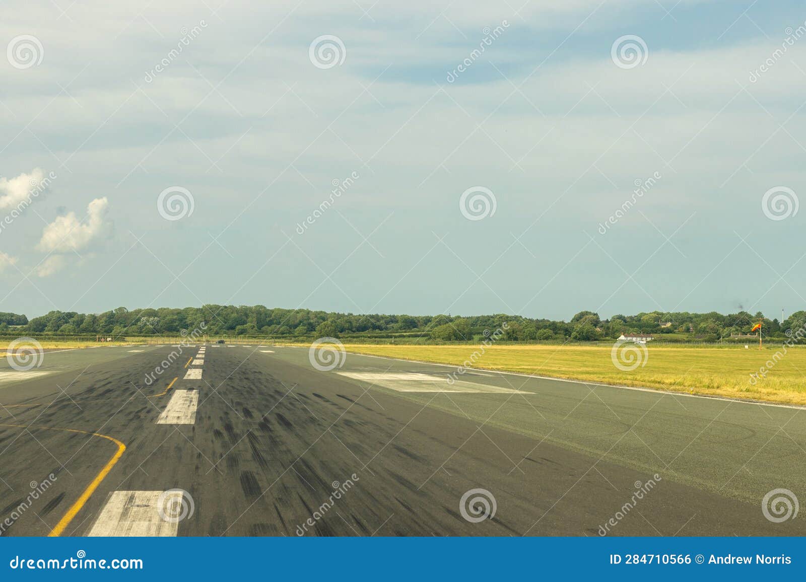 Airport Runway View stock photo. Image of maintenance - 284710566