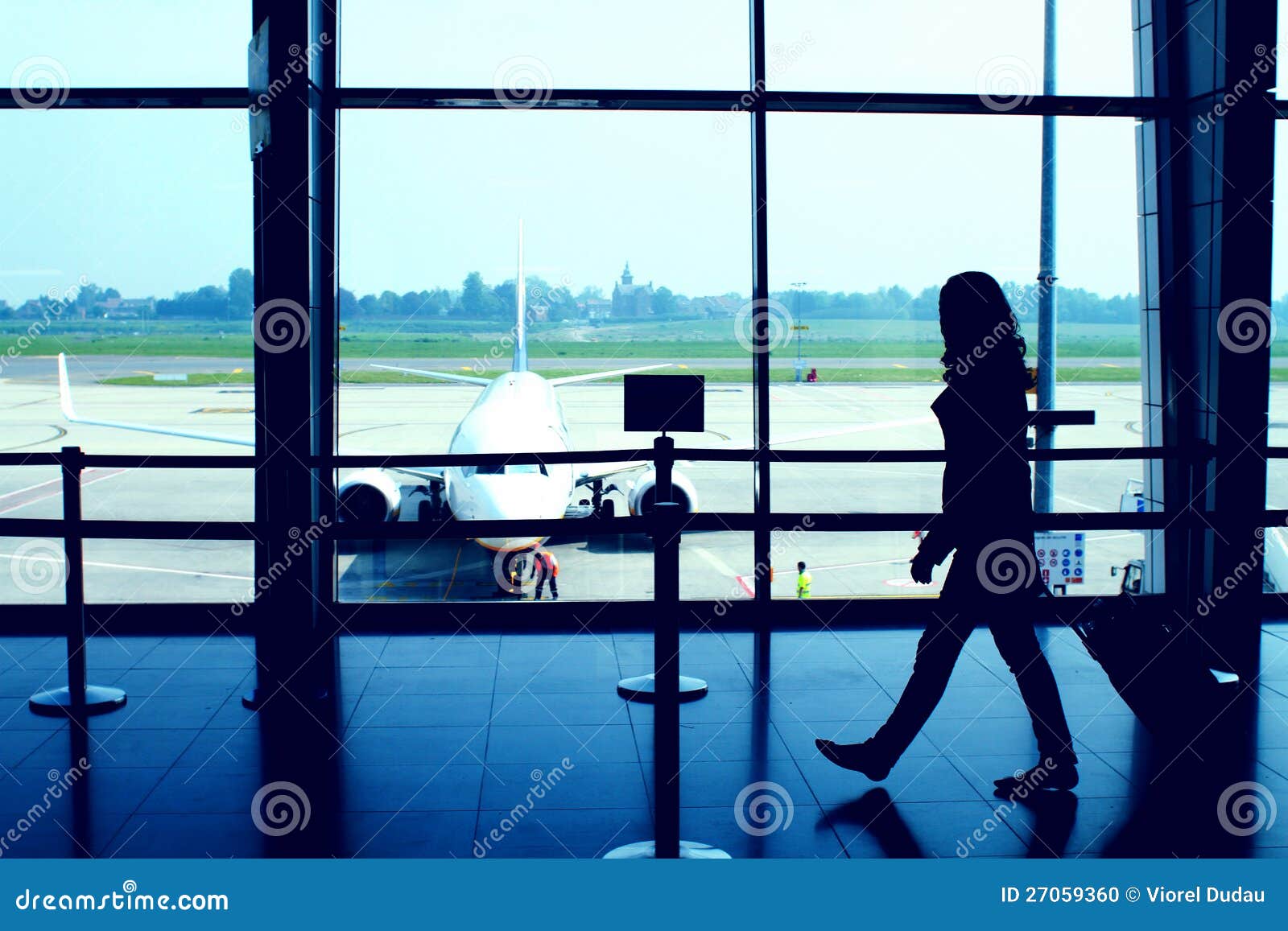 Airport scene stock photo. Image of journey, modern, person - 27059360