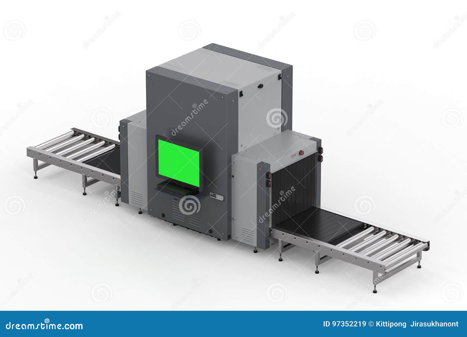 Security Checkpoint At The Entrance Of A Data Center, With Armed Guards ...