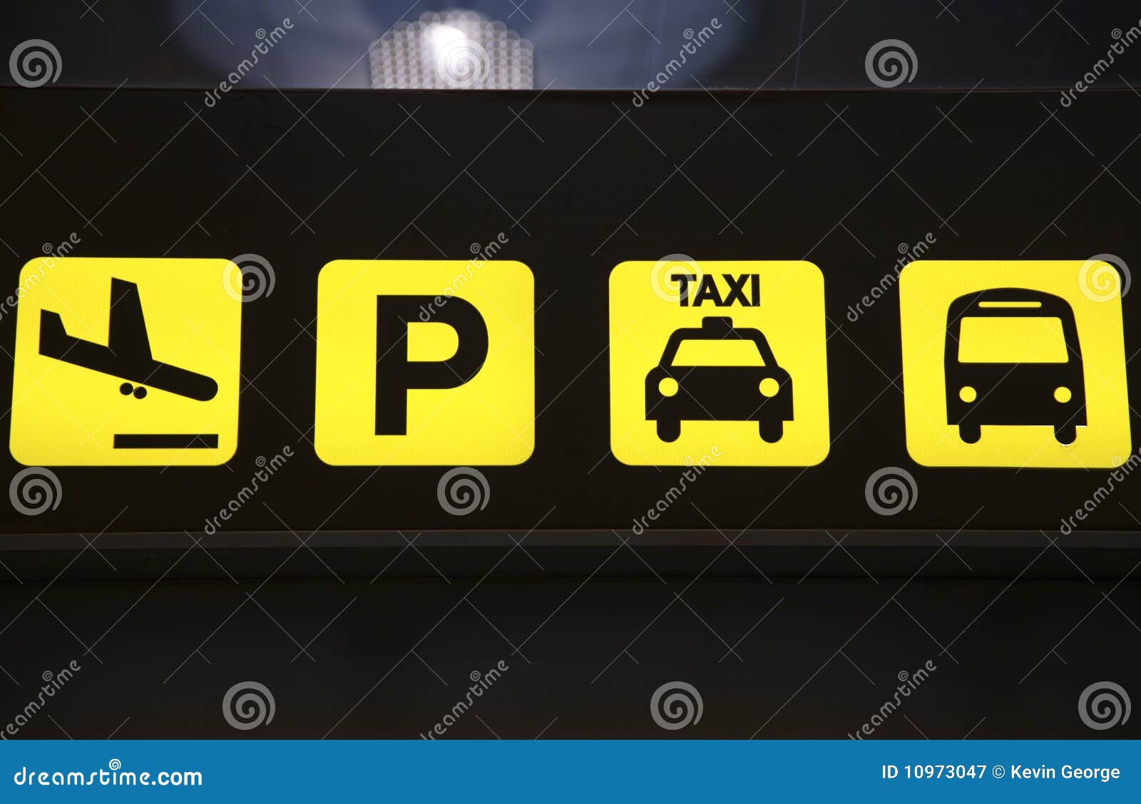 Airport Sign stock image. Image of plane, airplane, taxi - 10973047