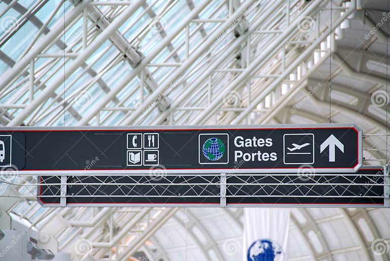 Airport sign stock photo. Image of gates, flight, signs - 1304062