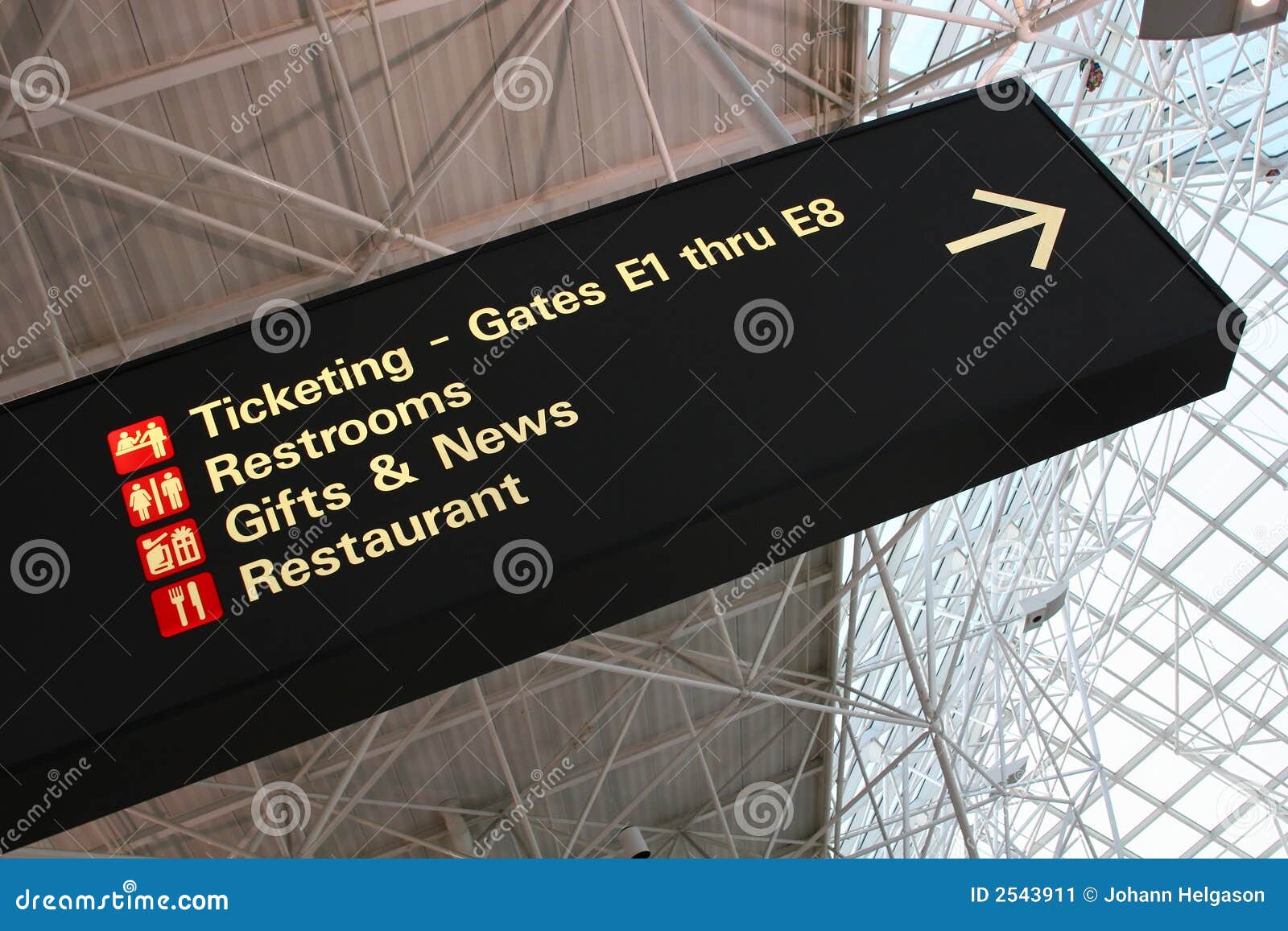 Airport Sign For Boarding Gates Royalty-Free Stock Image ...
