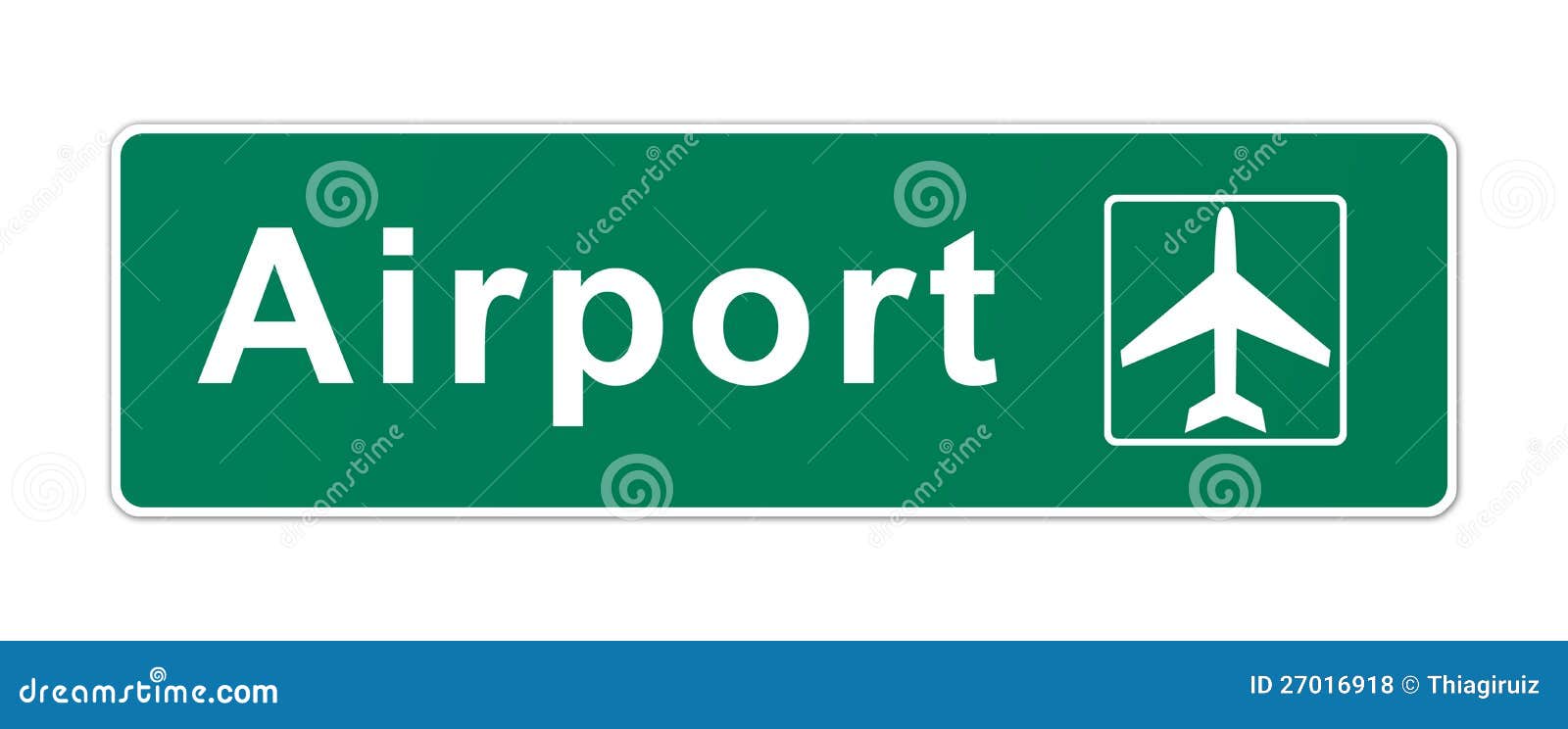 Airport Sign stock illustration. Illustration of signs - 27016918