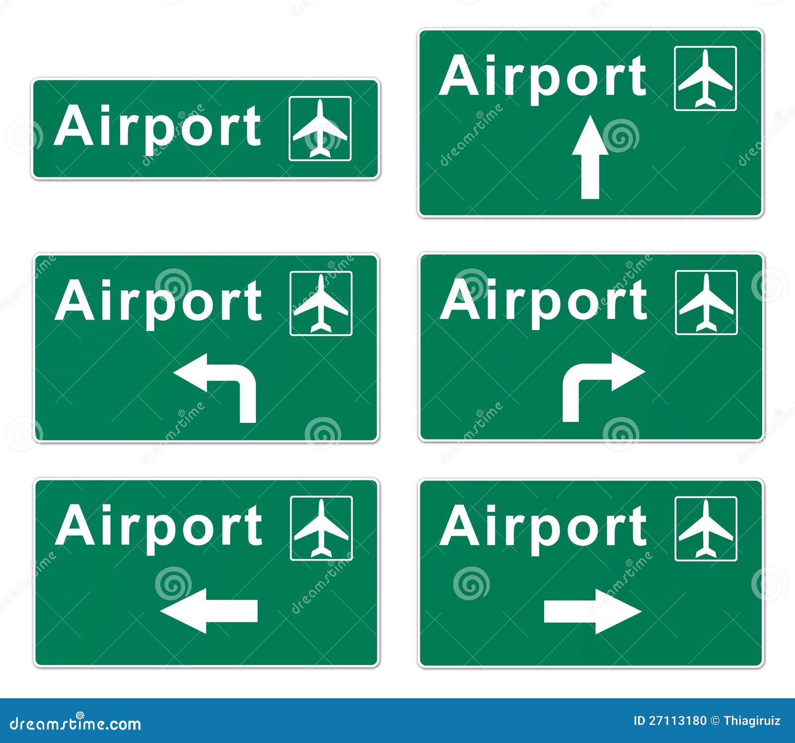 Airport Sign stock illustration. Illustration of aircraft - 27113180