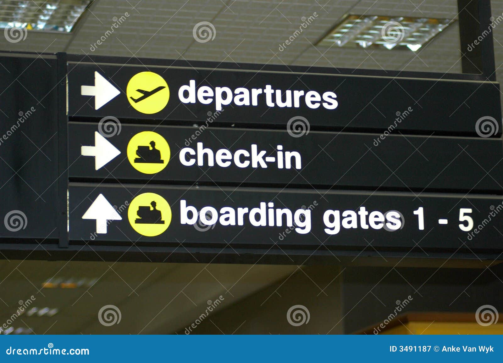 Boarding Gate Sign