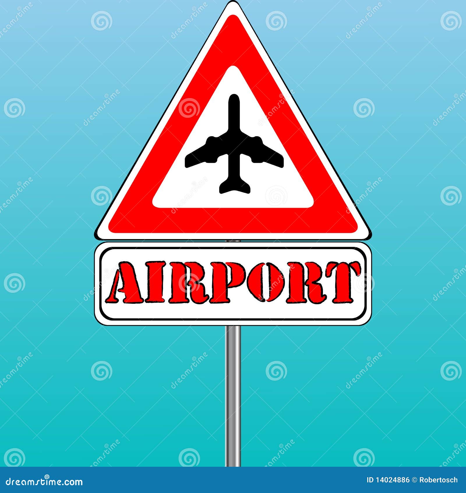 Airport Sign Departure Arrival Travel Icon. Vector Airport Board ...