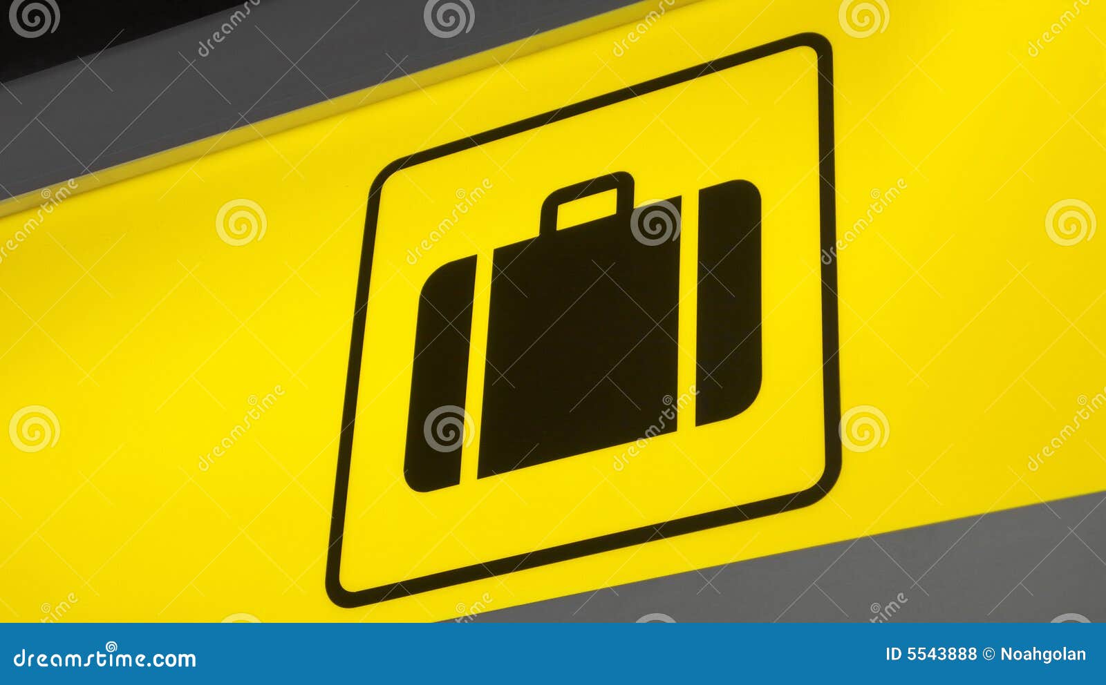Airport sign luggage stock photo. Image of pictogram, travel - 5543888