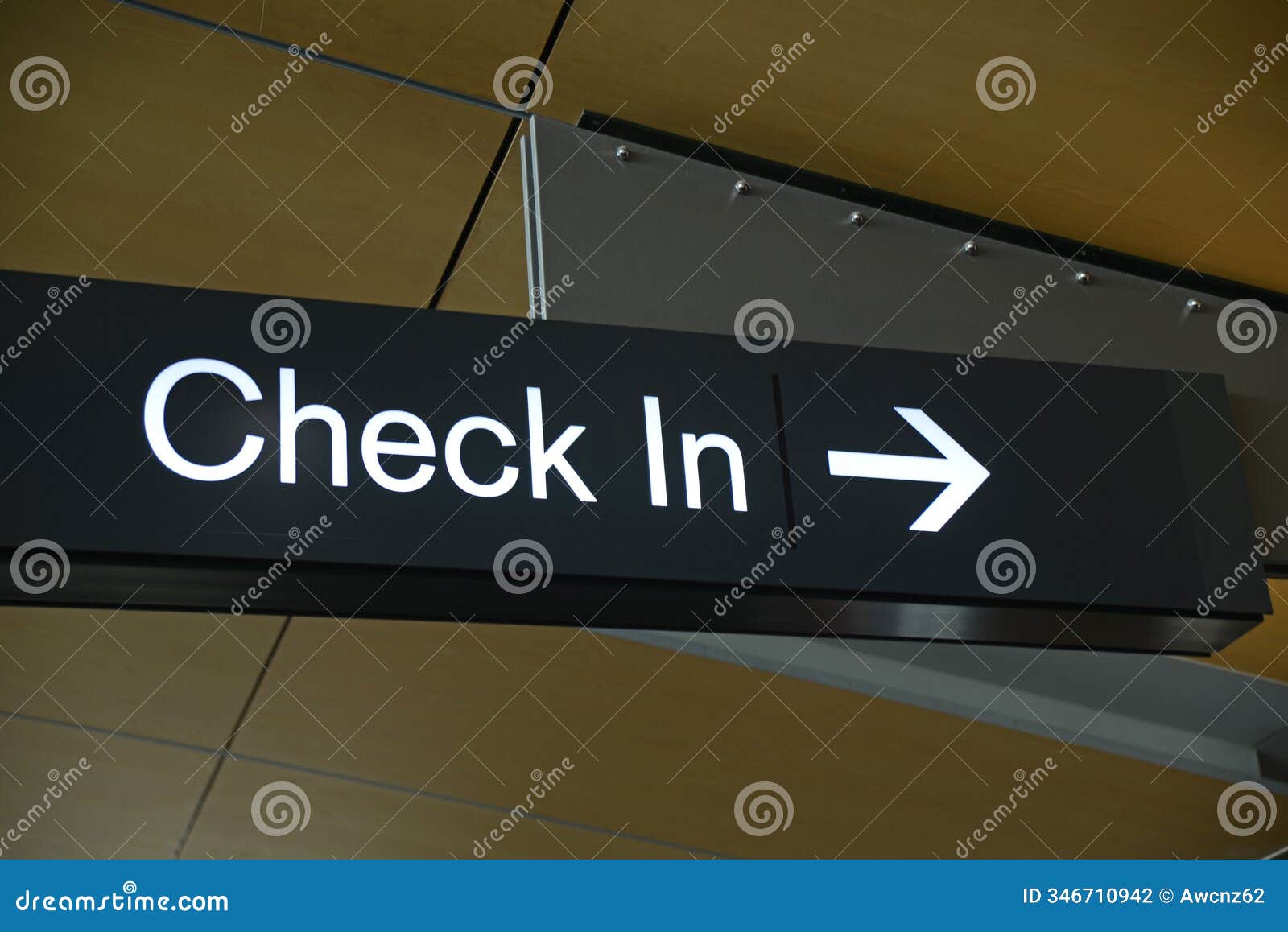 Airport Signage at an International Airport Stock Photo - Image of ...