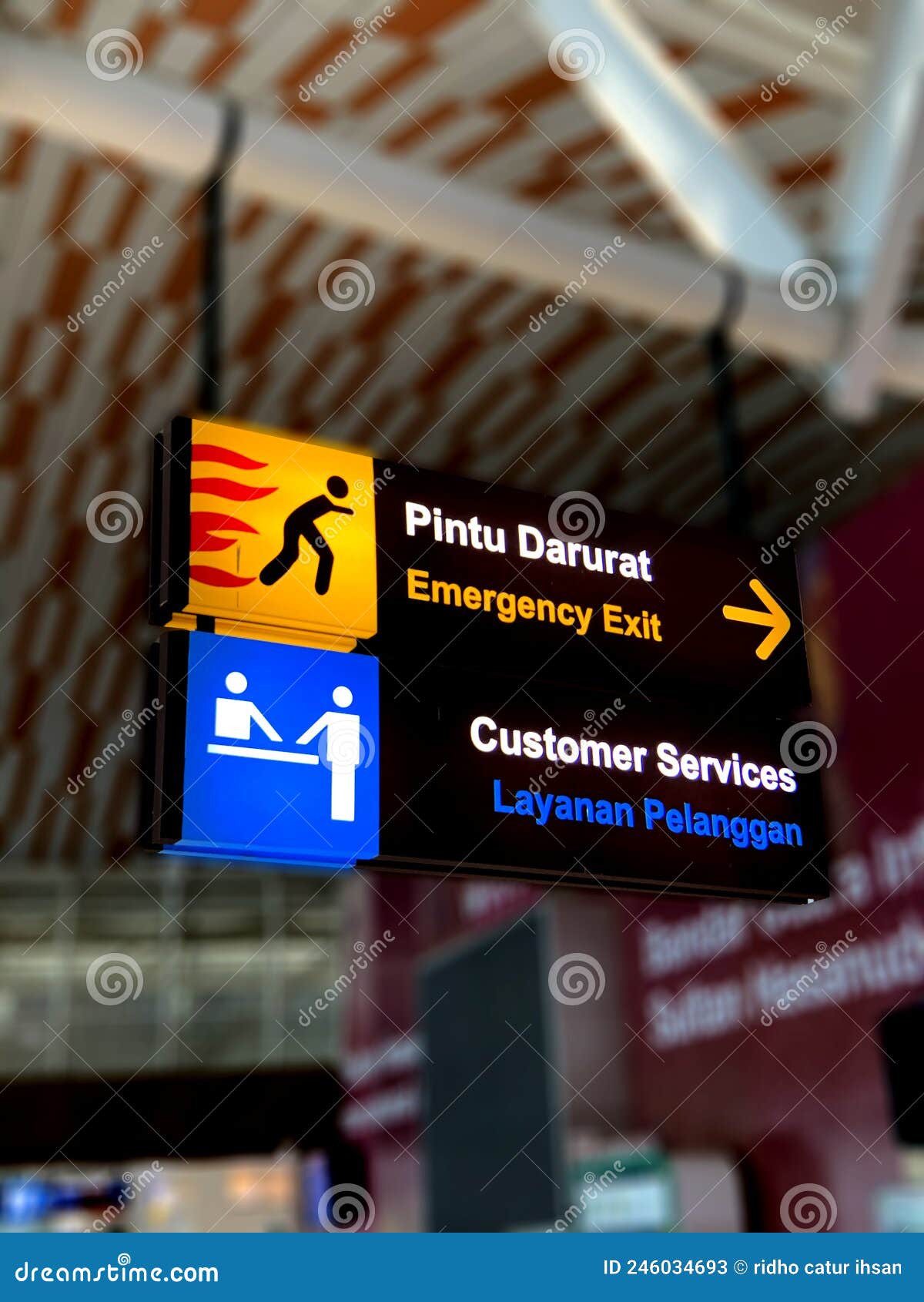 Airport Signs stock image. Image of emergency, signs - 246034693