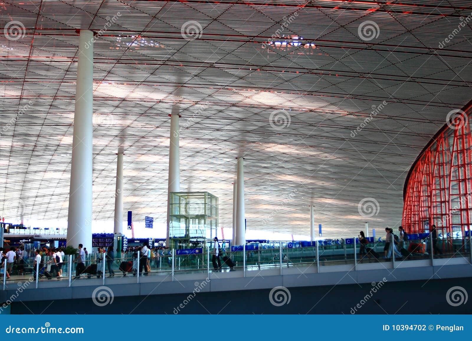 Airport terminal building stock photo. Image of lobby - 10394702