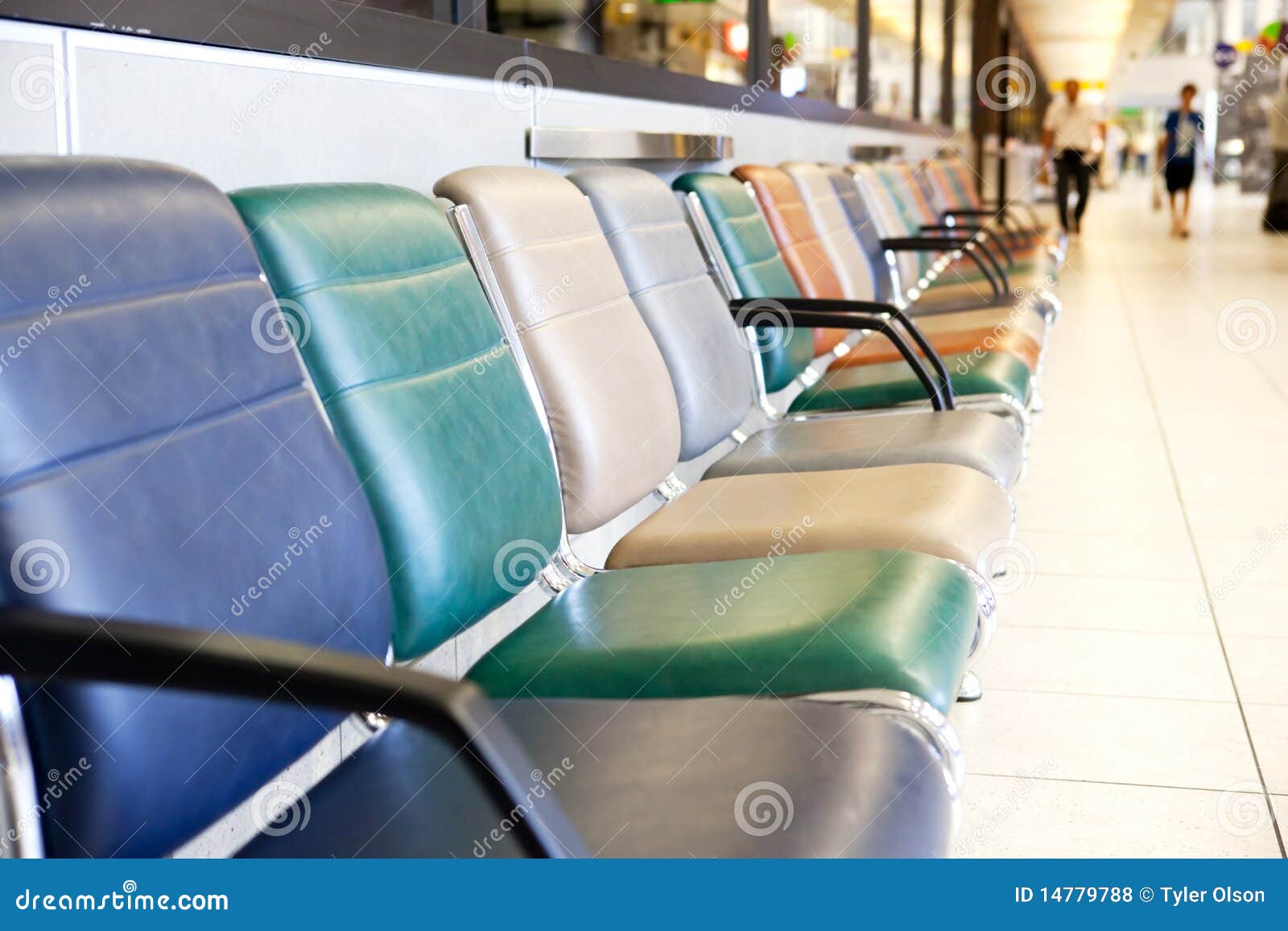 Airport Terminal Chair stock photo. Image of green, indoors - 14779788