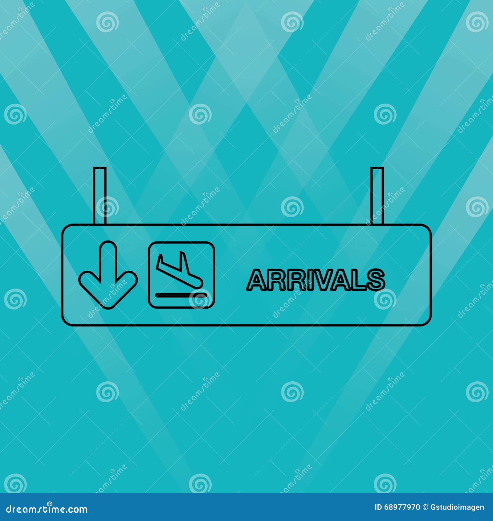 Airport terminal design stock illustration. Illustration of business ...