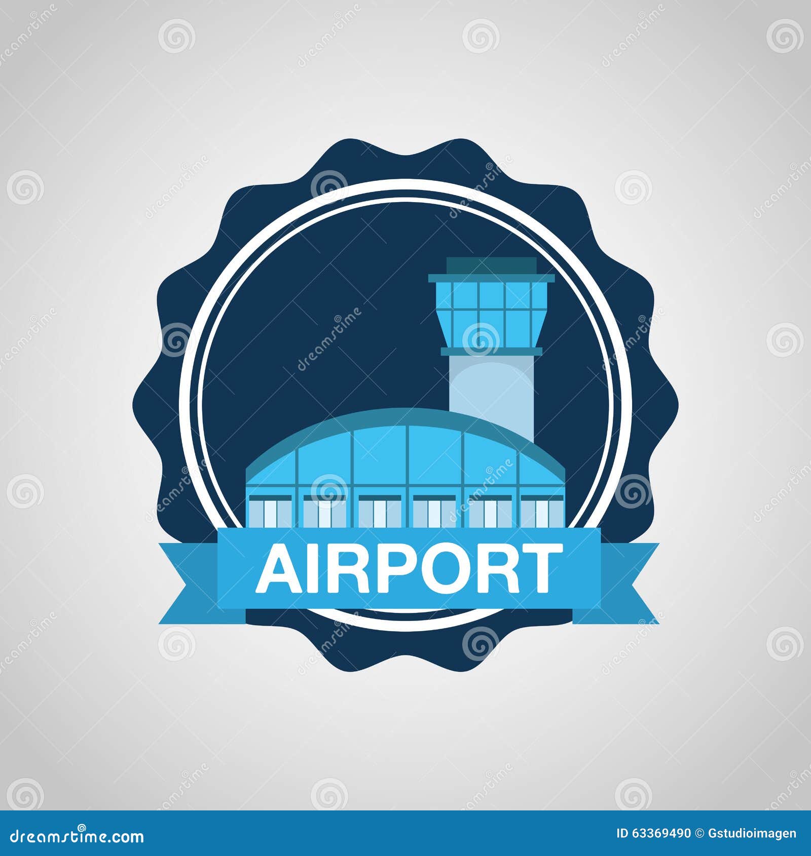 Airport terminal design stock vector. Illustration of graphic - 63369490