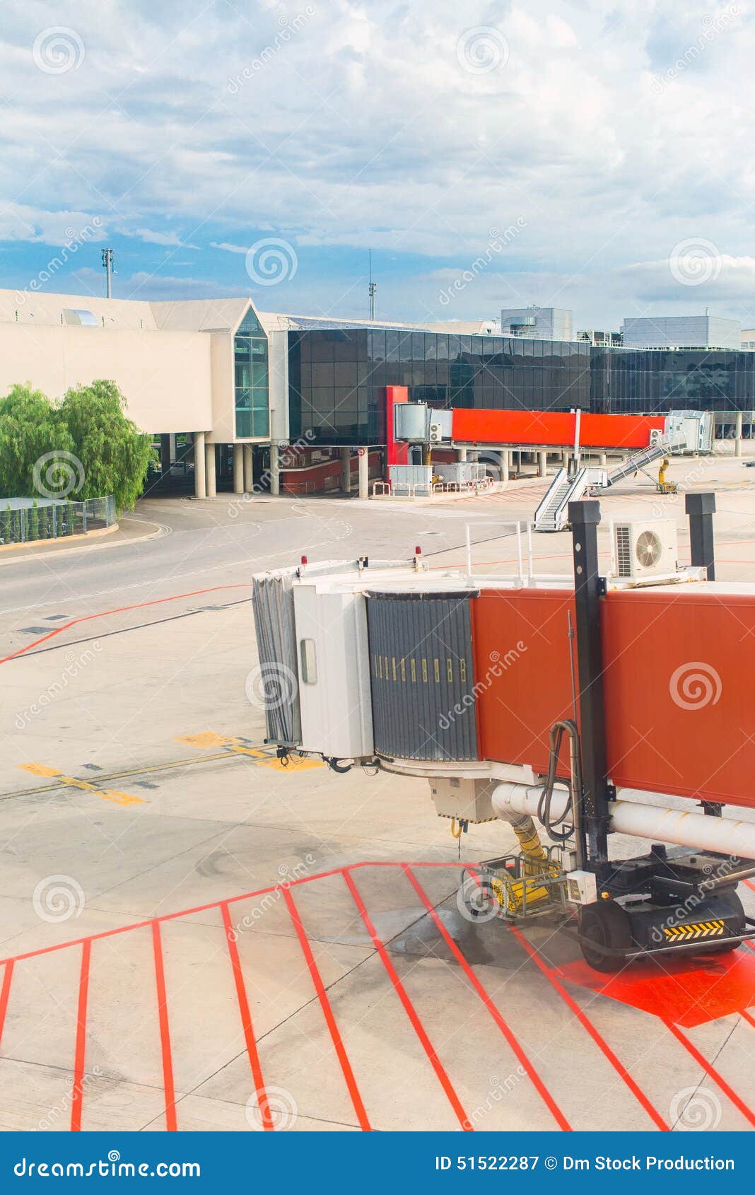 Airport terminal docks. stock image. Image of docking - 51522287