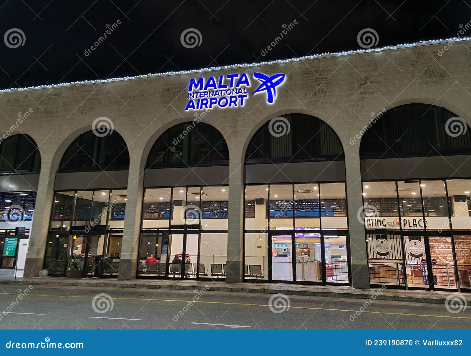 Airport terminal in Malta editorial image. Image of malta - 239190870