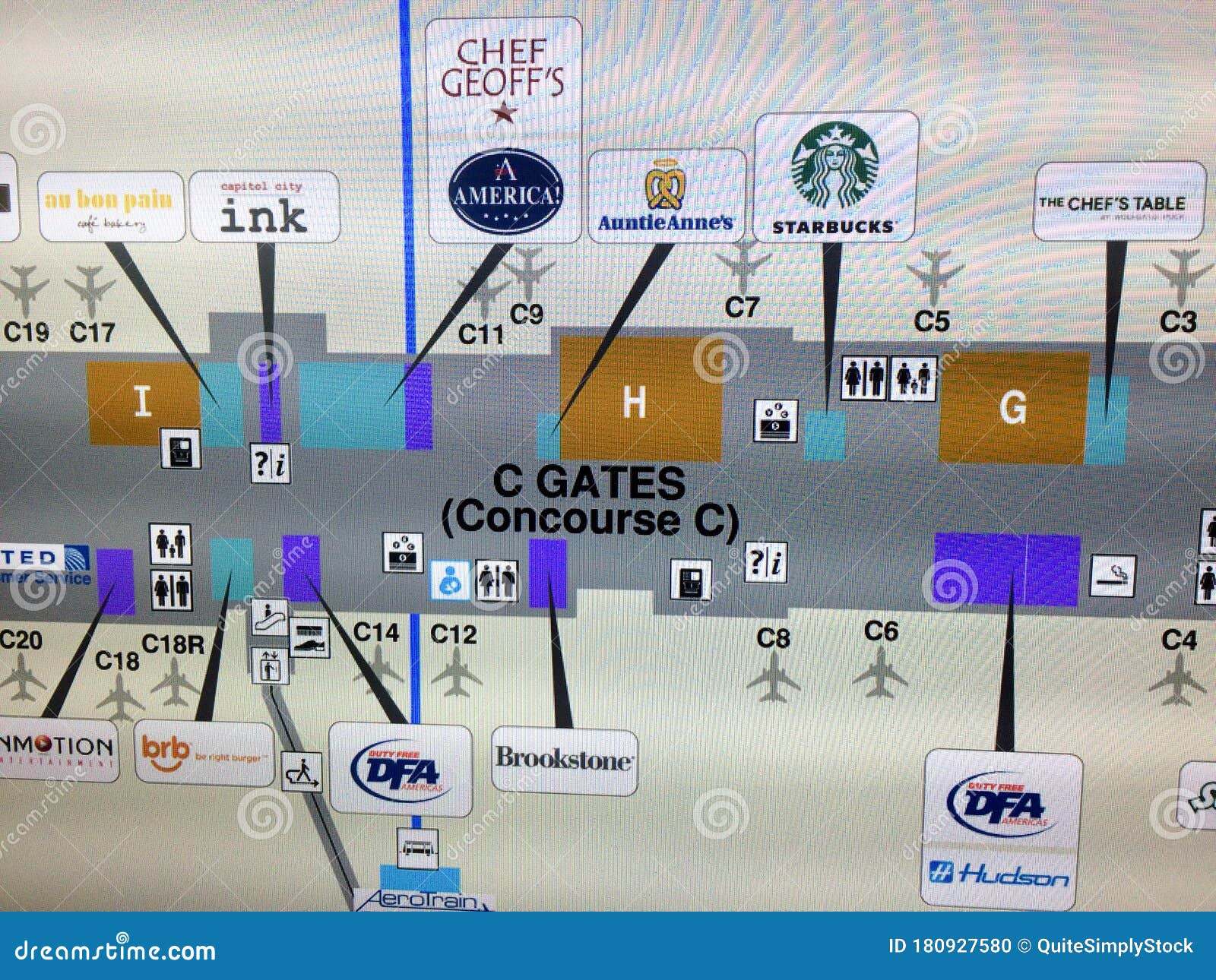 Airport terminal map editorial image. Image of journey - 180927580