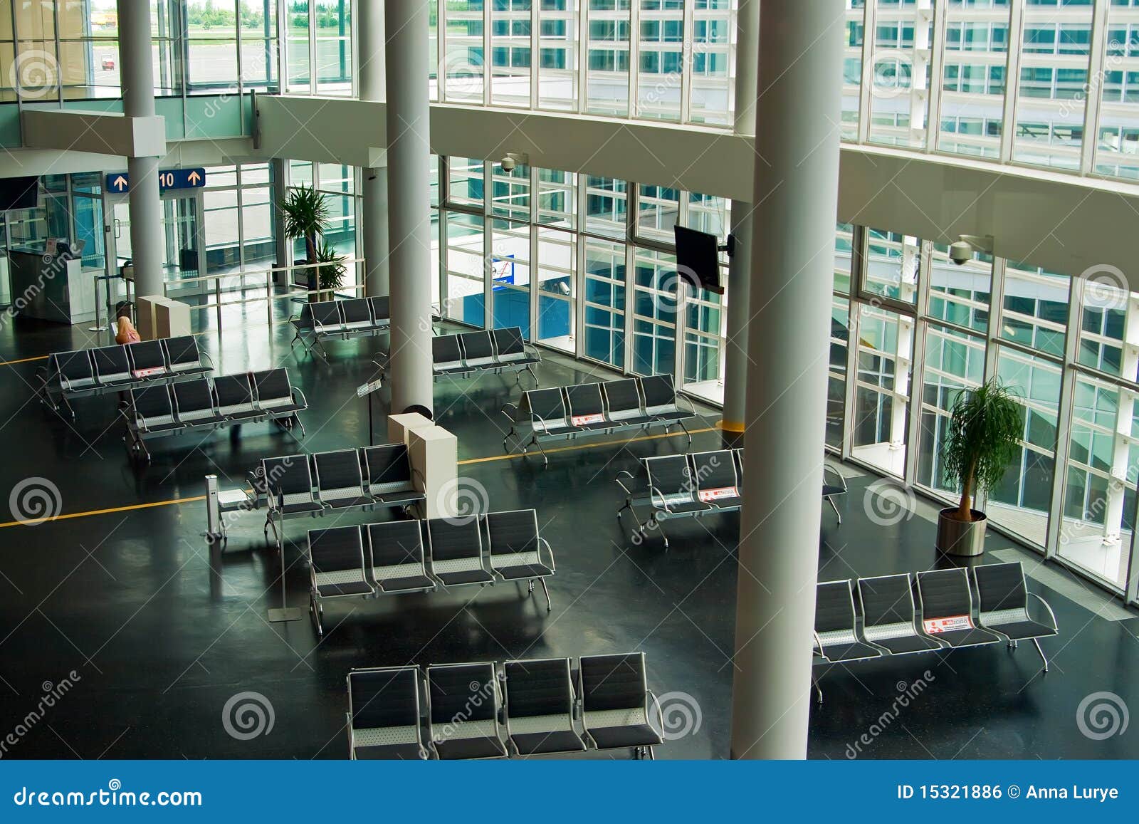 Airport Terminal Waiting Area Stock Photo - Image of flying, building ...