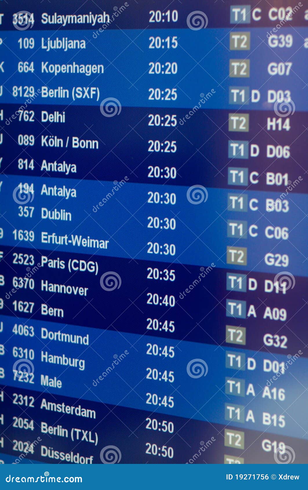 Airport timetable stock photo. Image of time, rush, timetable - 19271756