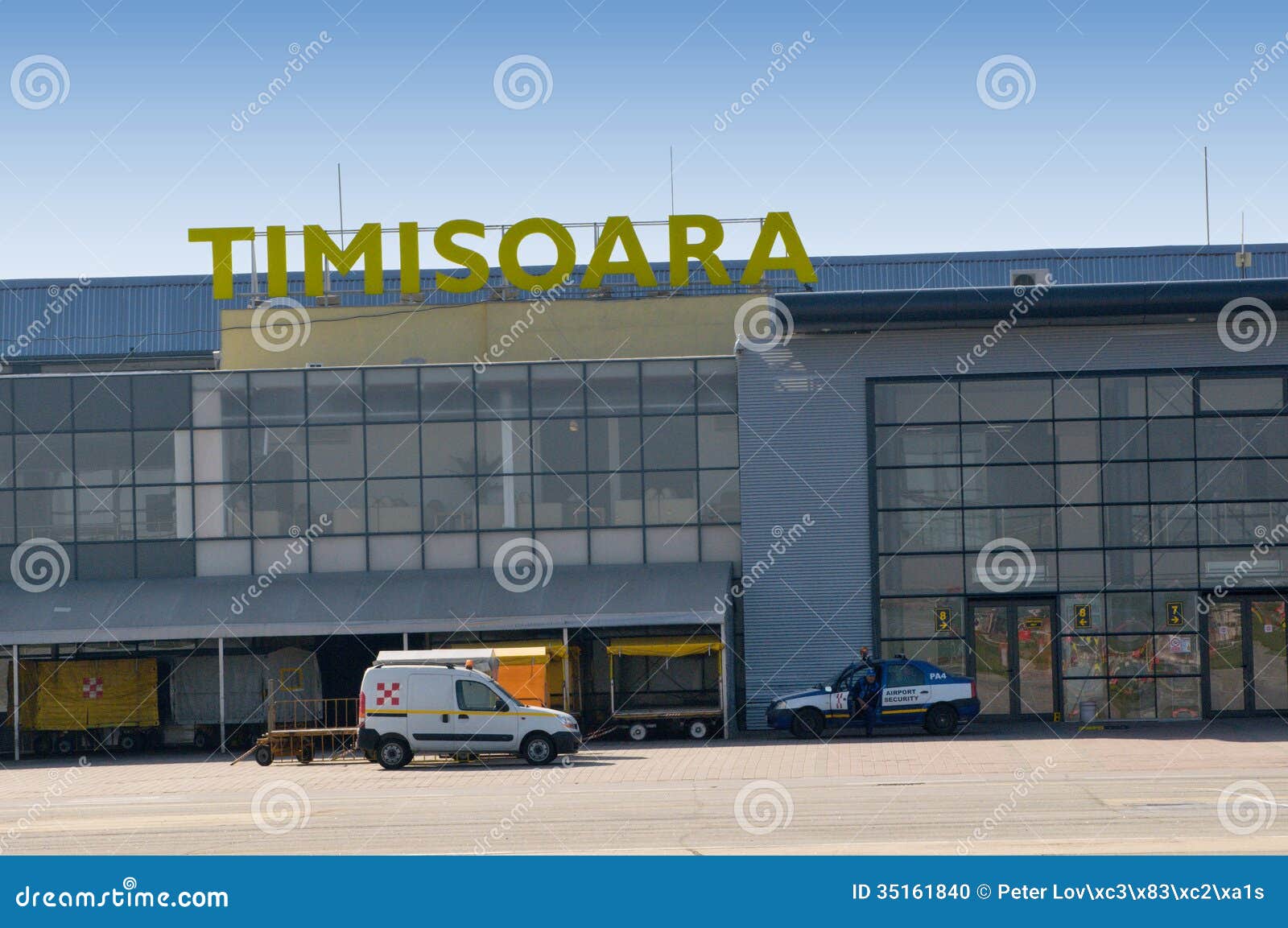 Airport in Timisoara - Romania Editorial Image - Image of final ...