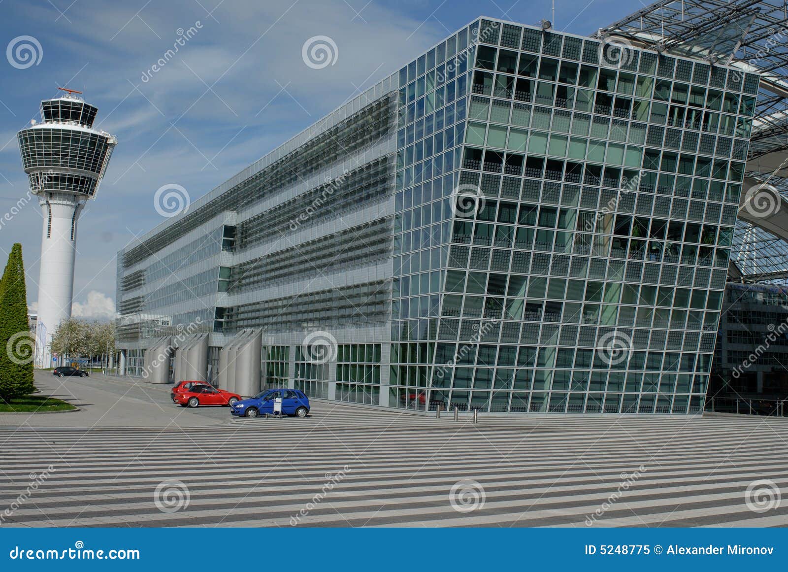 Airport tower and building stock image. Image of passenger - 5248775