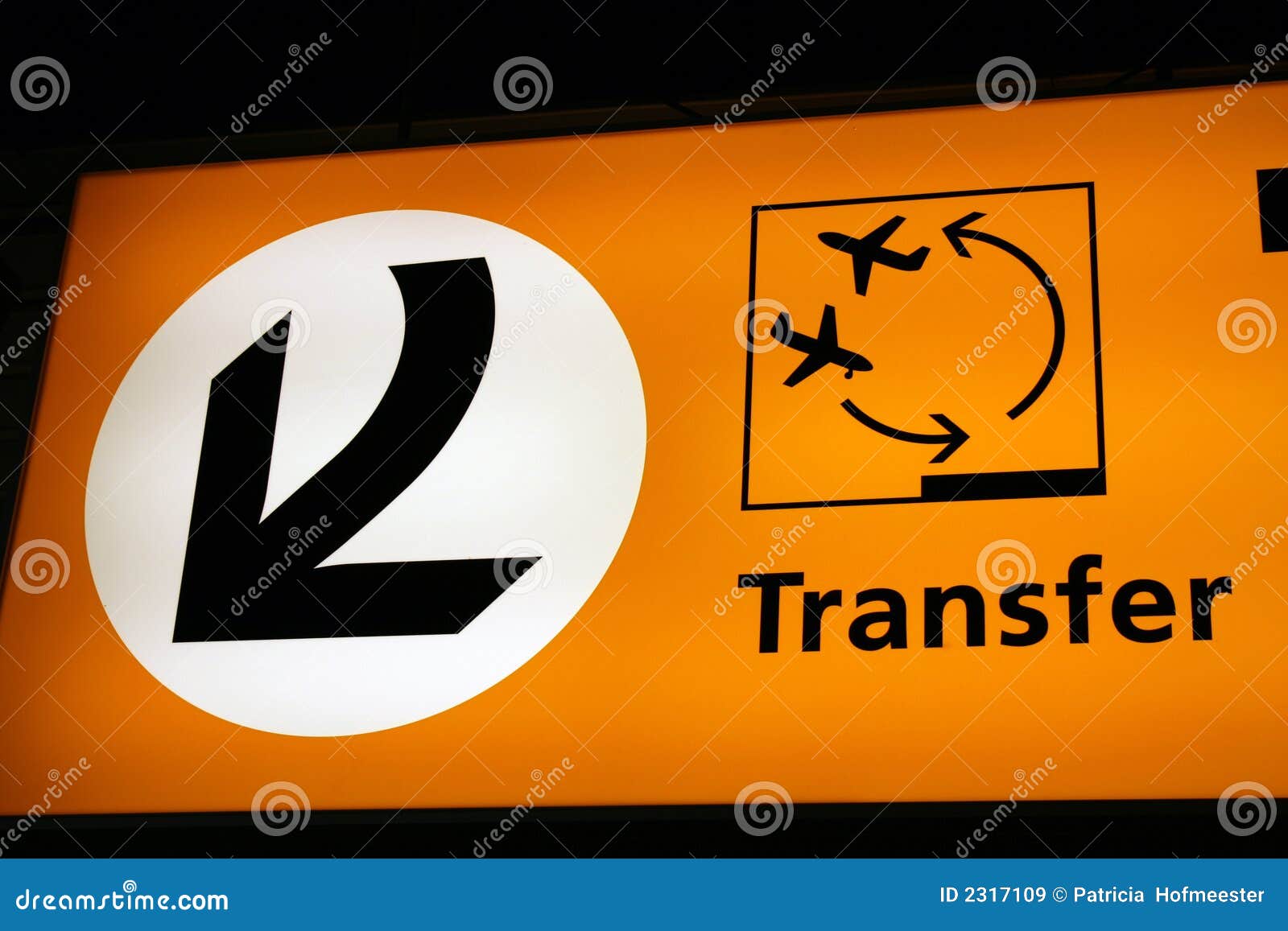 Airport transfer sign stock image. Image of transport - 2317109