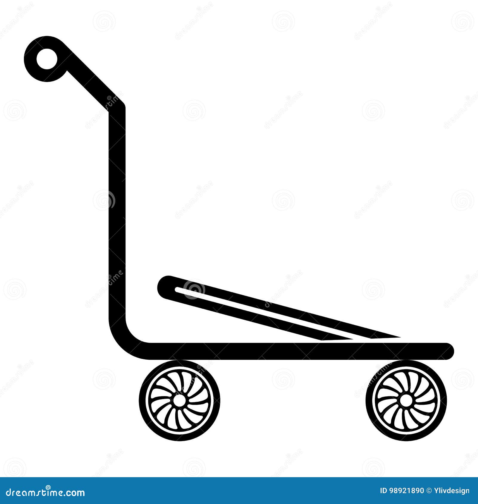 Airport Trolley Icon, Simple Black Style Stock Vector - Illustration of ... Airport Trolley Icon, Simple Black Style Stock Vector - Illustration of ...