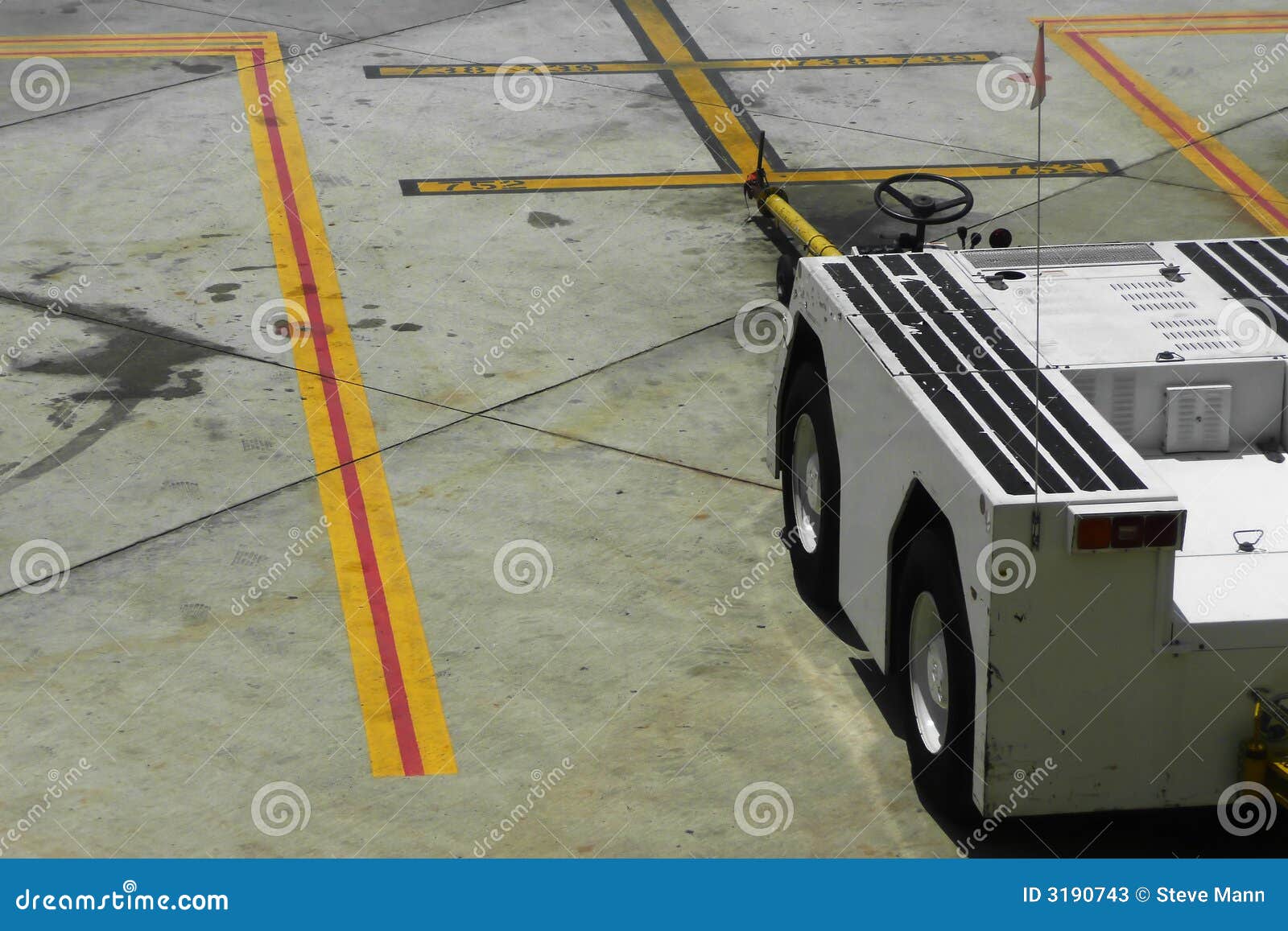 Airport tug stock image. Image of industry, powerful, machine - 3190743